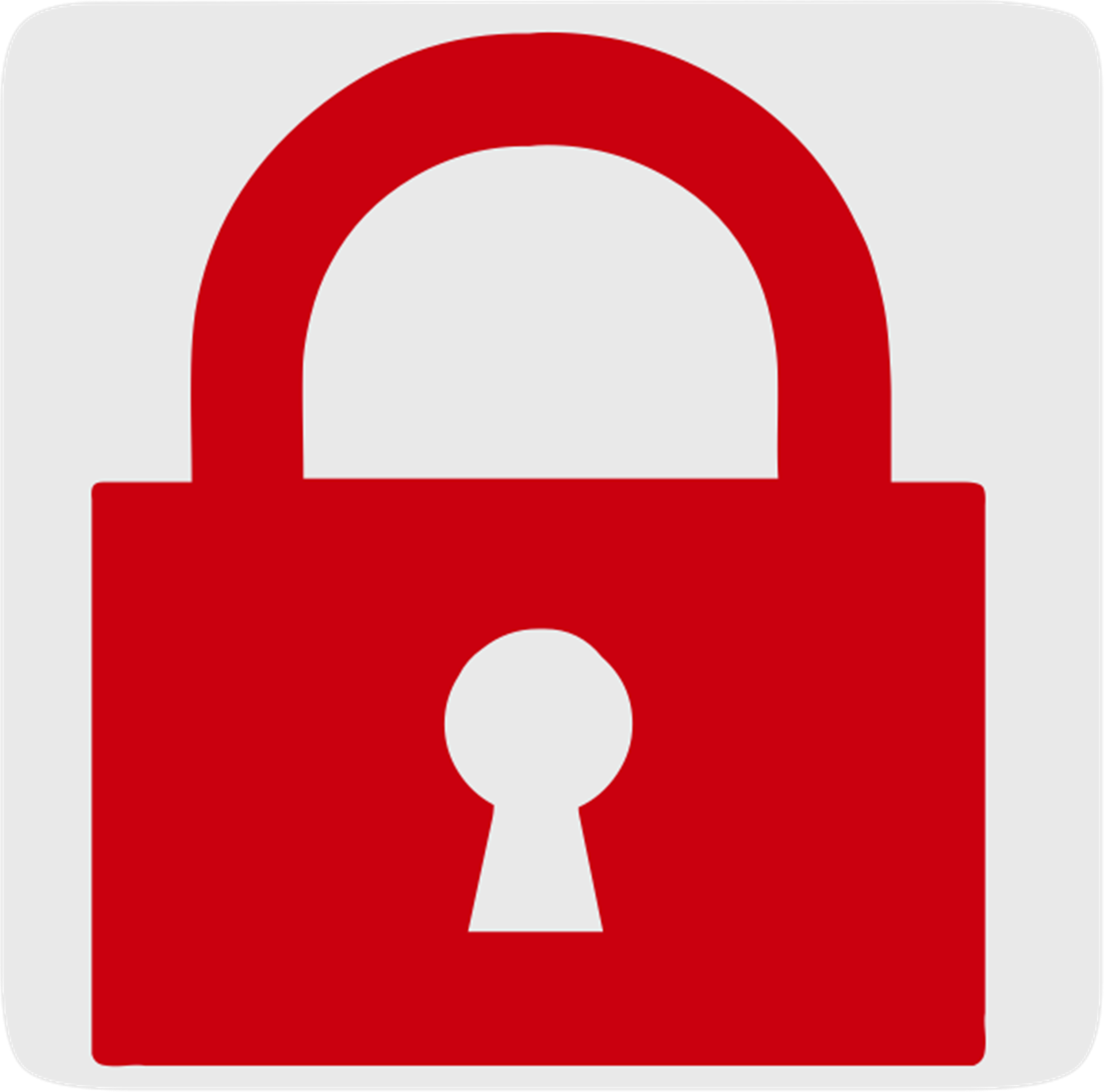 Red closed lock free image download
