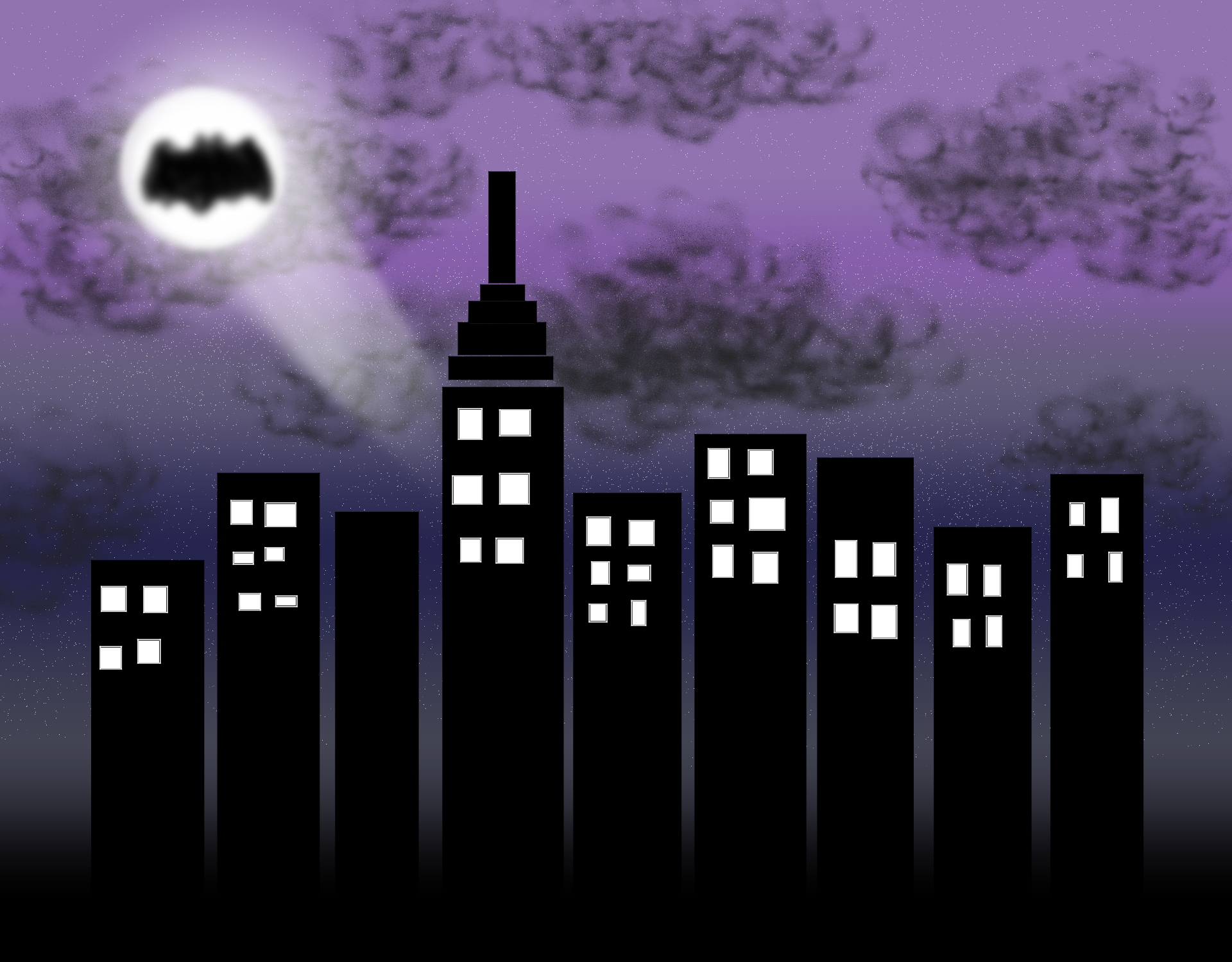 City gotham batman drawing free image download