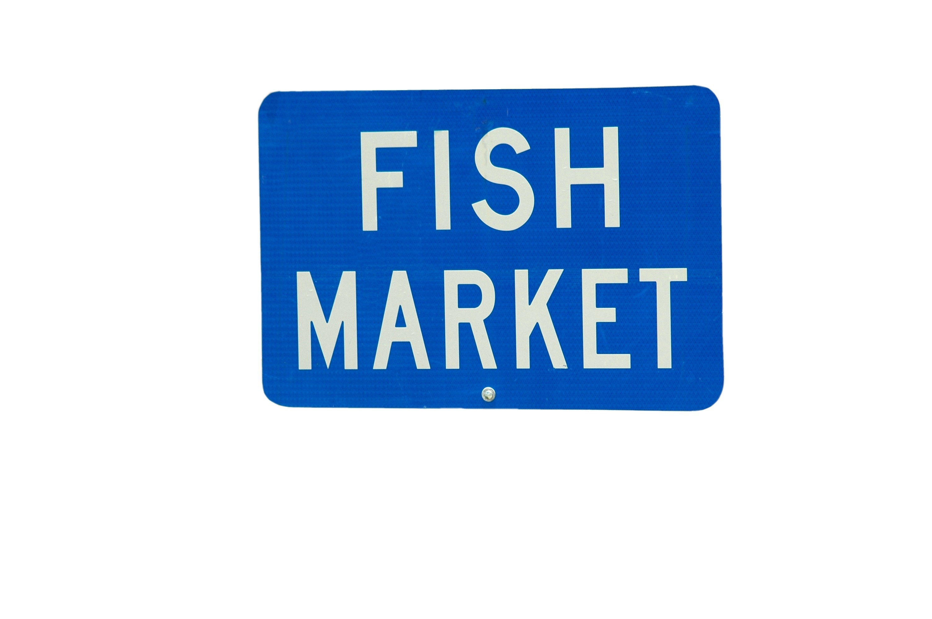 Blue fish sign free image download