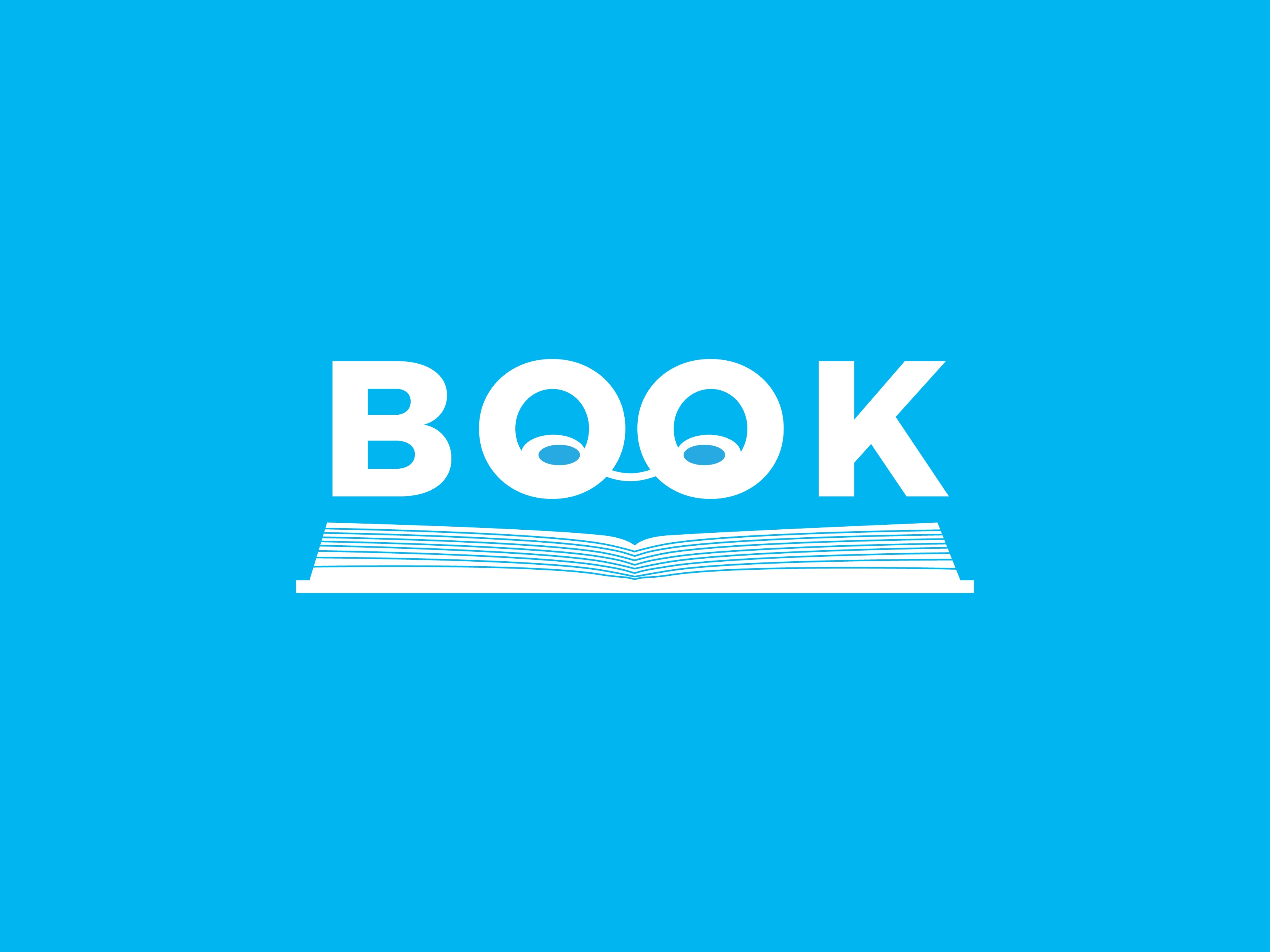 Logo fine arts blue book bookstore free image download