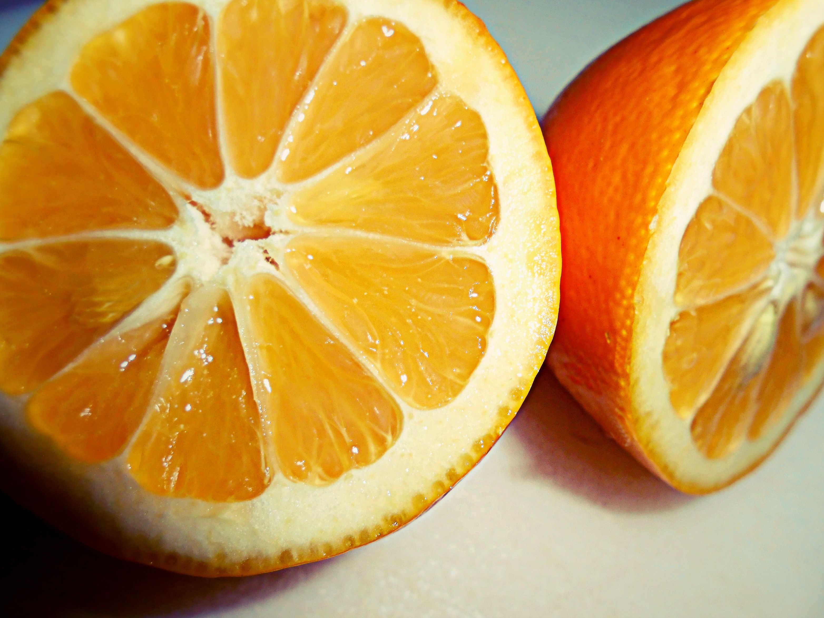 Delicious oranges close up free image download