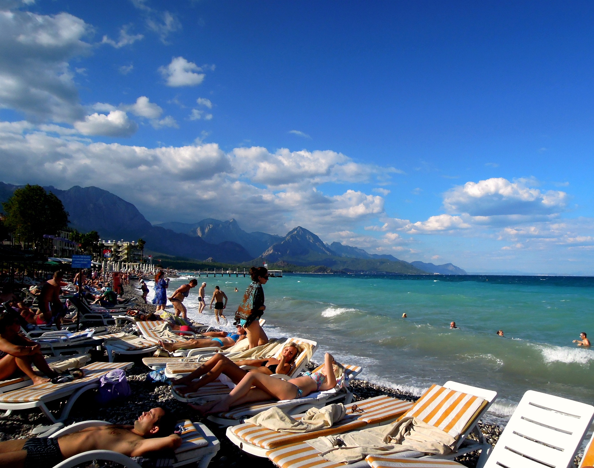 Sea Beach People free image download