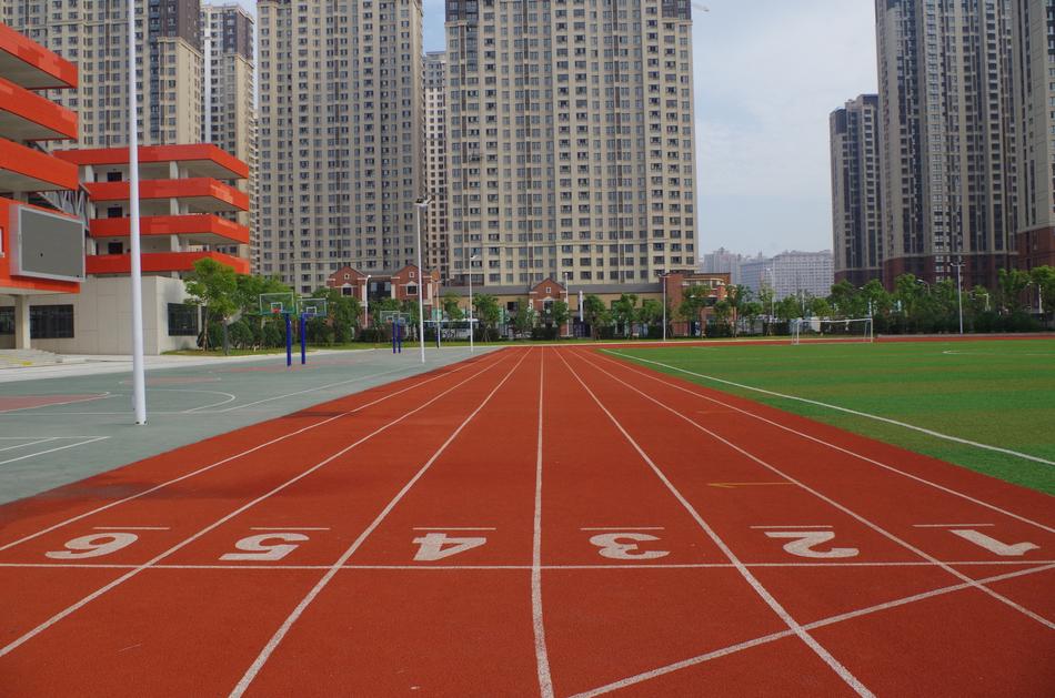 Running line at the stadium free image download