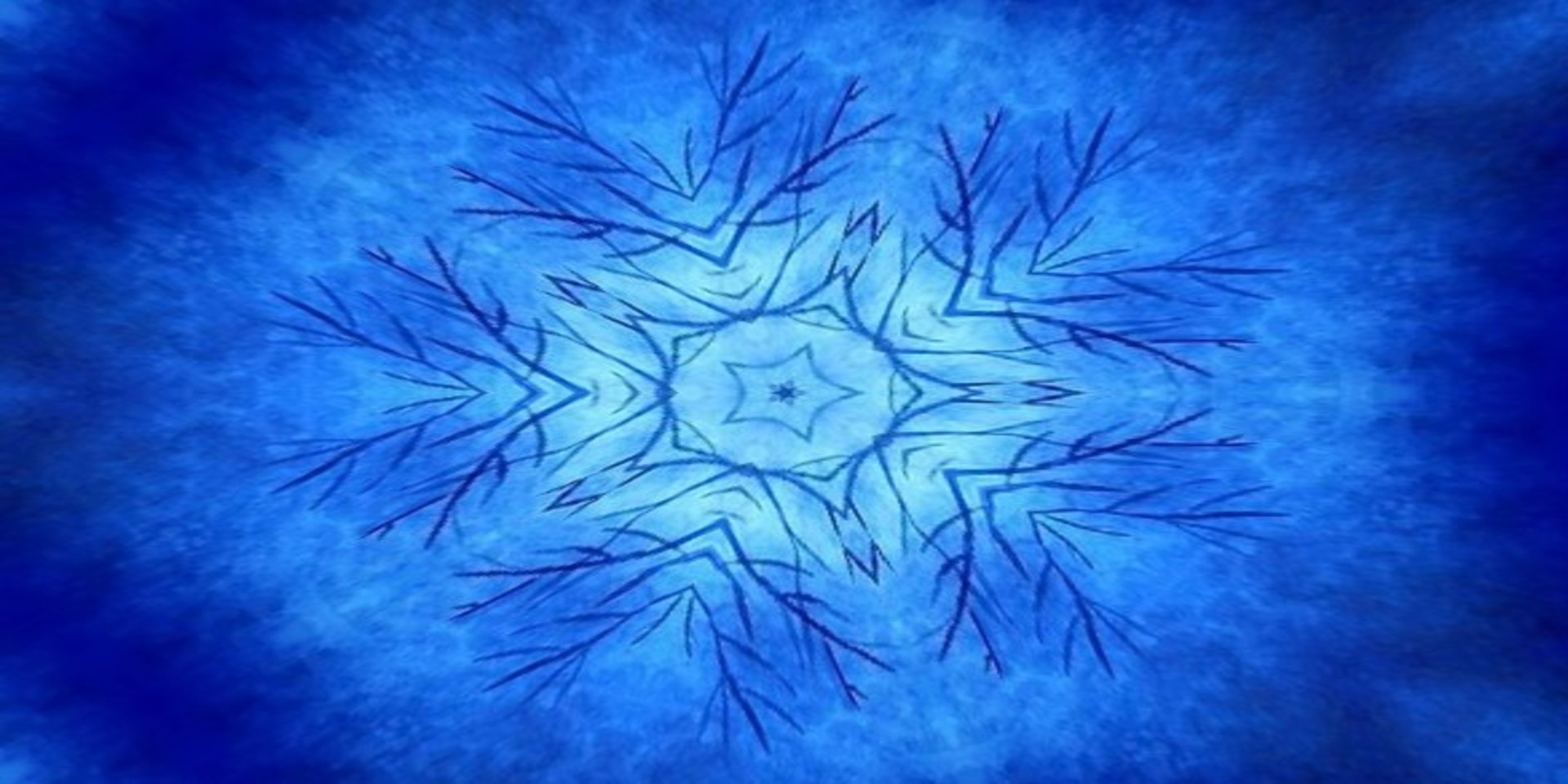 Symmetry kaleidoscope blue shades free image download