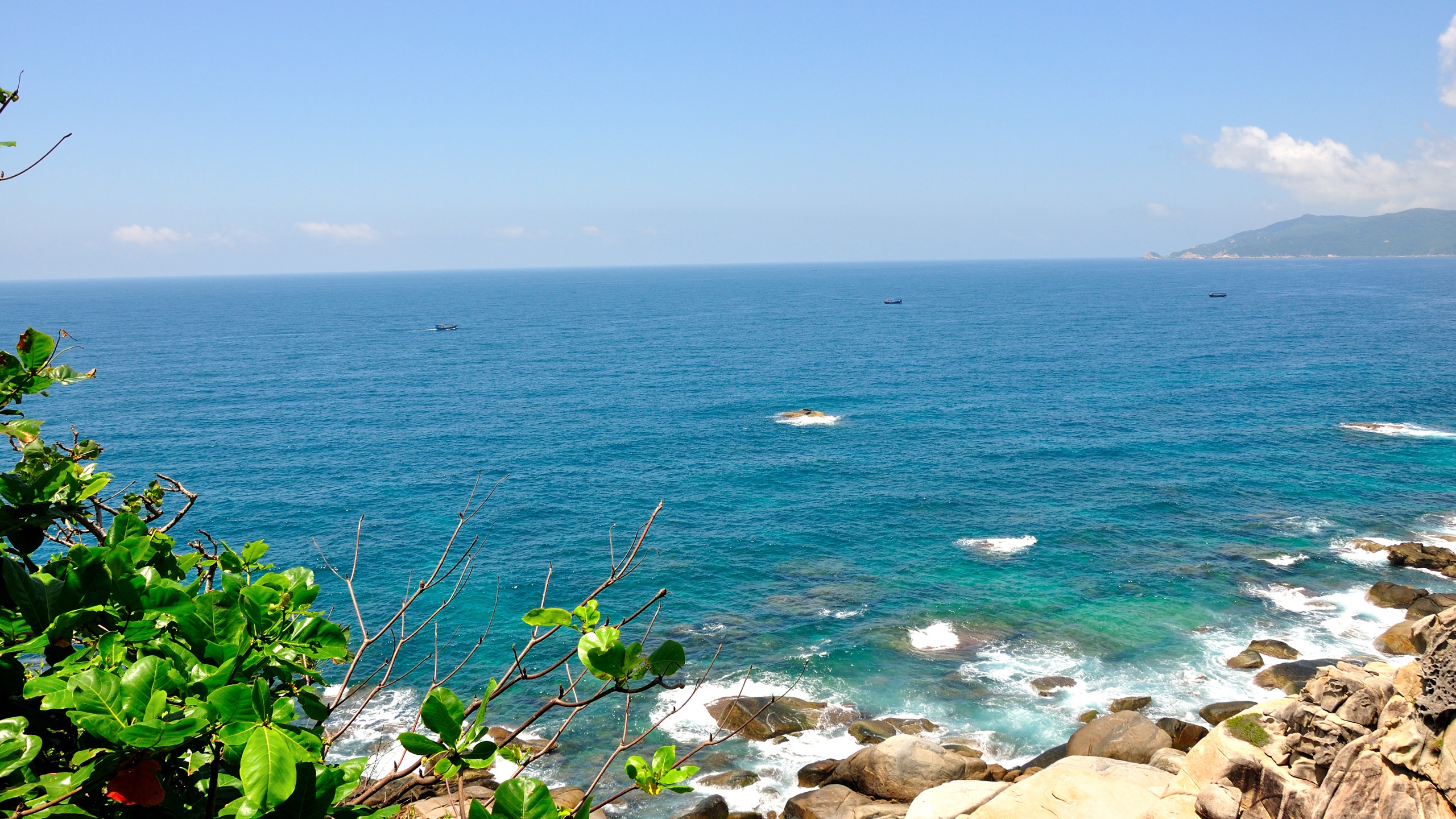 Sea Beach Overlook Blue free image download