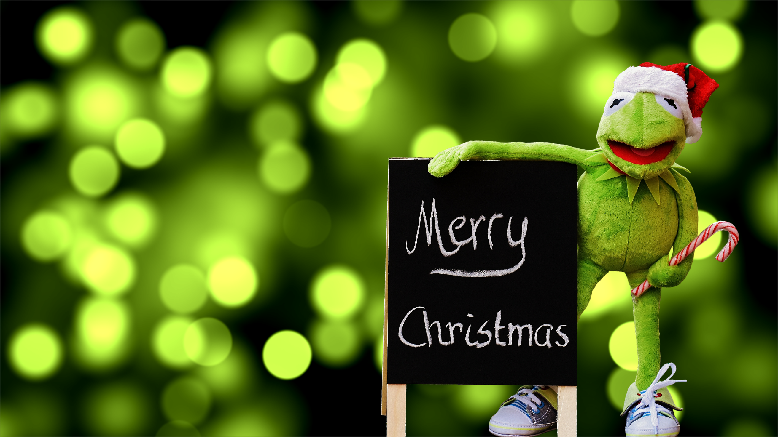 Kermit Frog Christmas Santa free image download