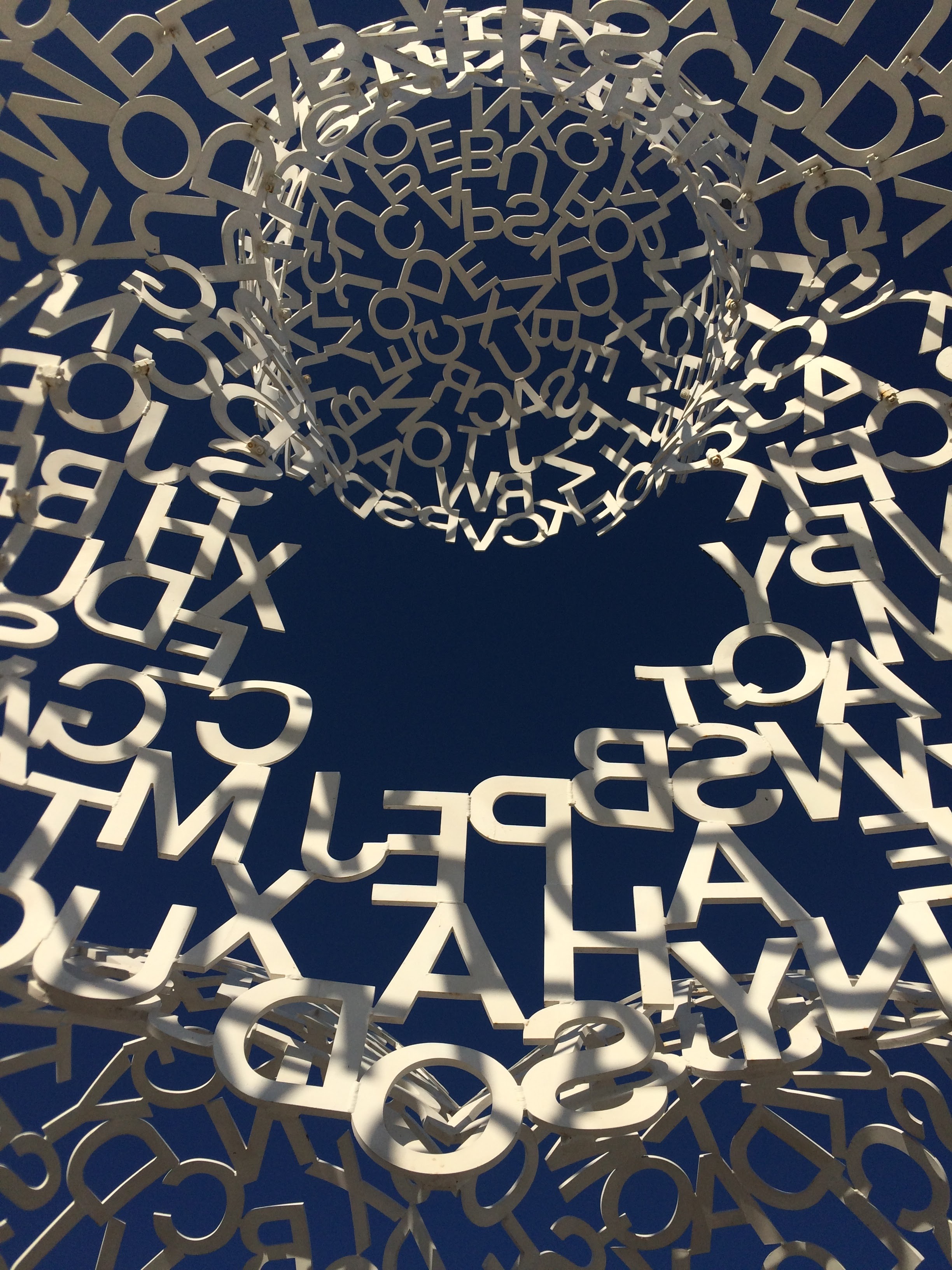 Letters Sculpture Sky free image download