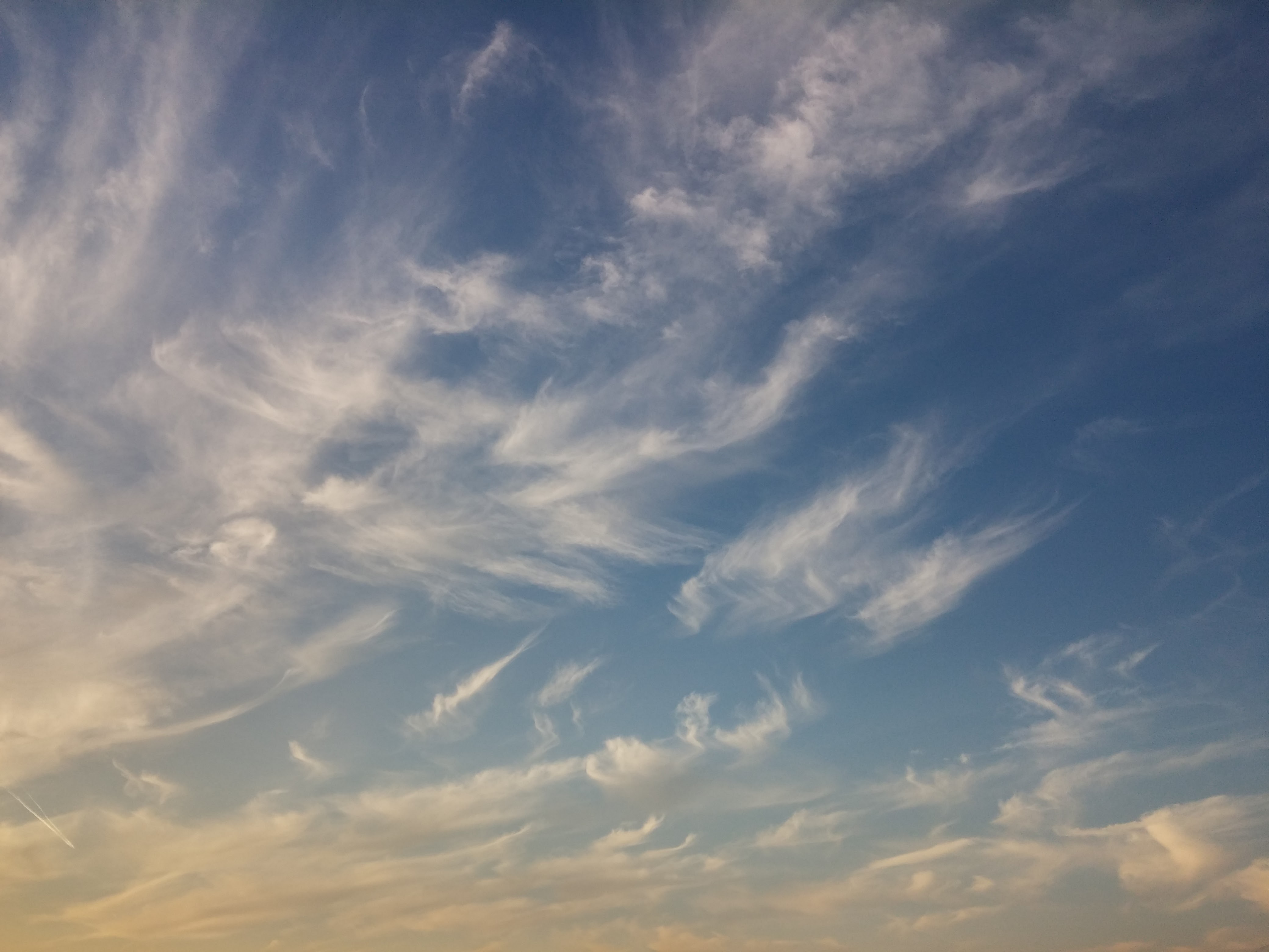 Sky Sunset Clouds Blue free image download