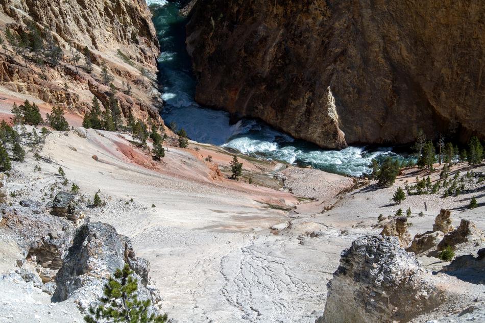 Cliffs by the river landscape free image download