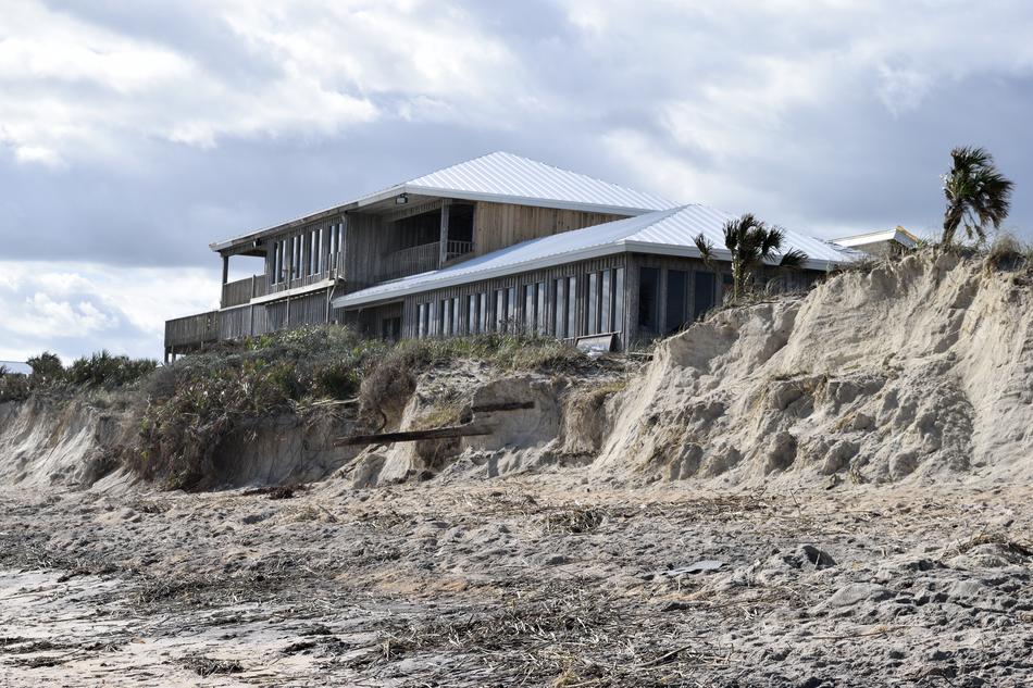 Hurricane Matthew Beach destruction free image download