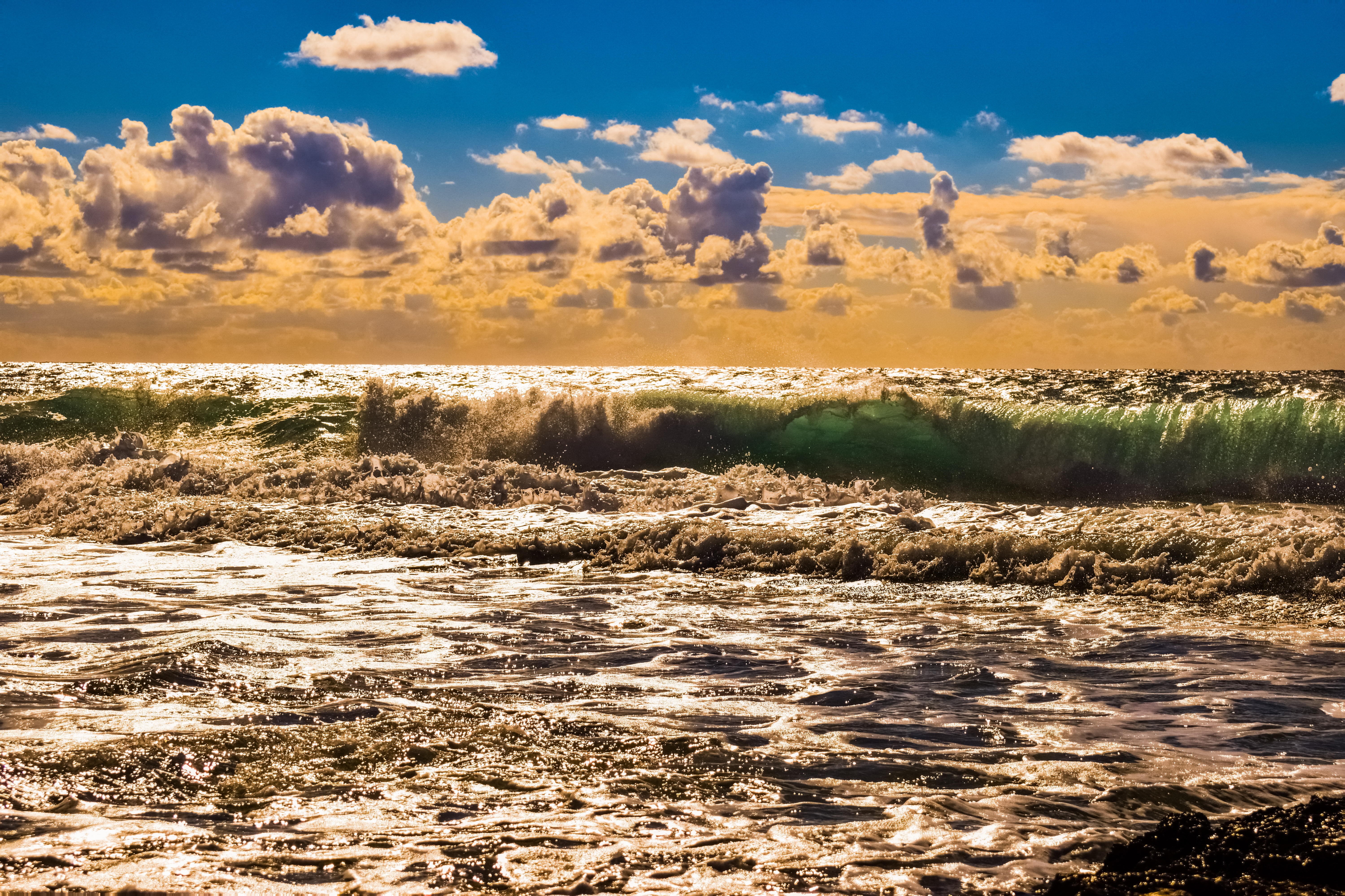 Sea Wave Sky free image download
