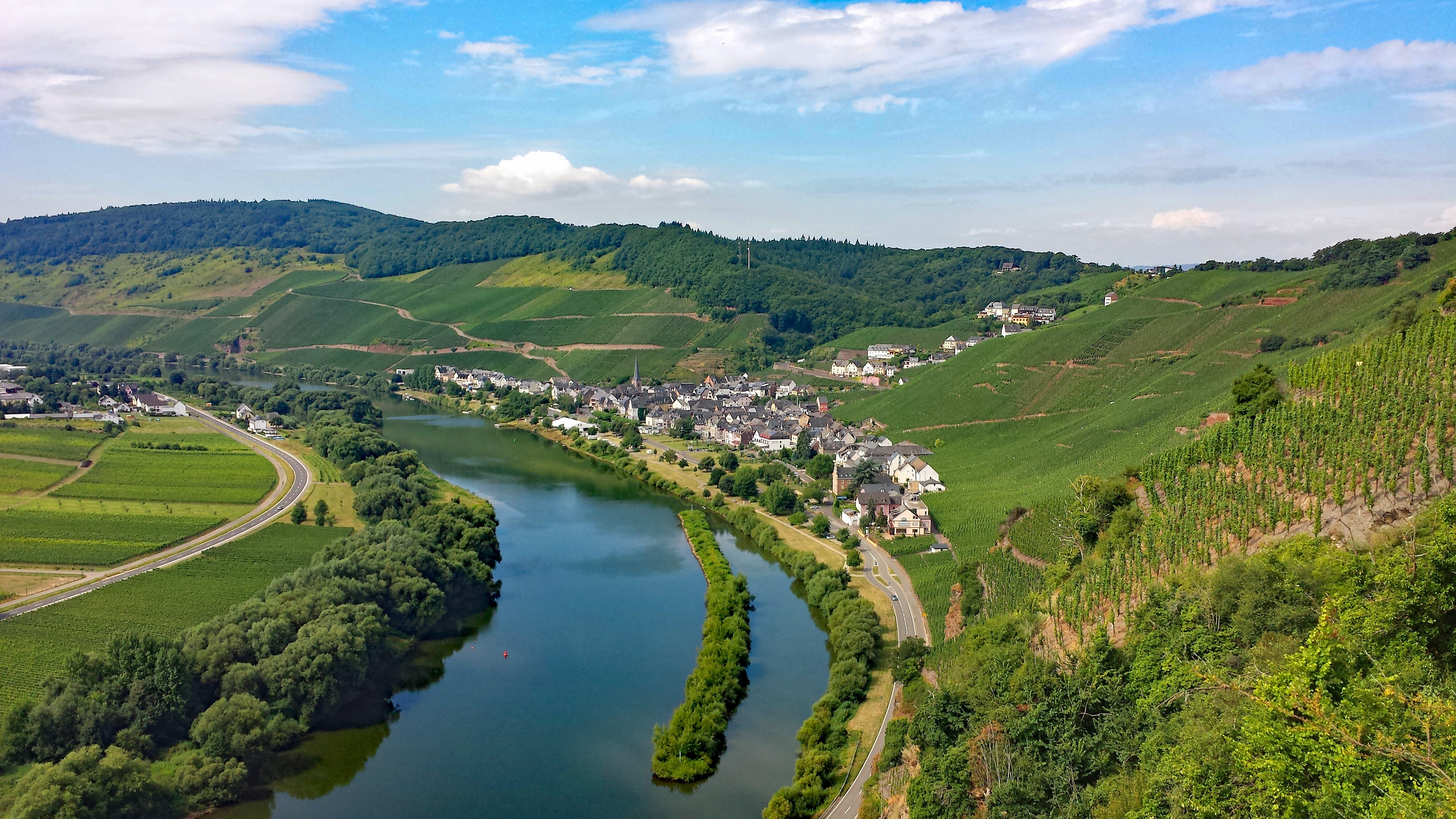 Urzig Mosel Sachsen scenery free image download
