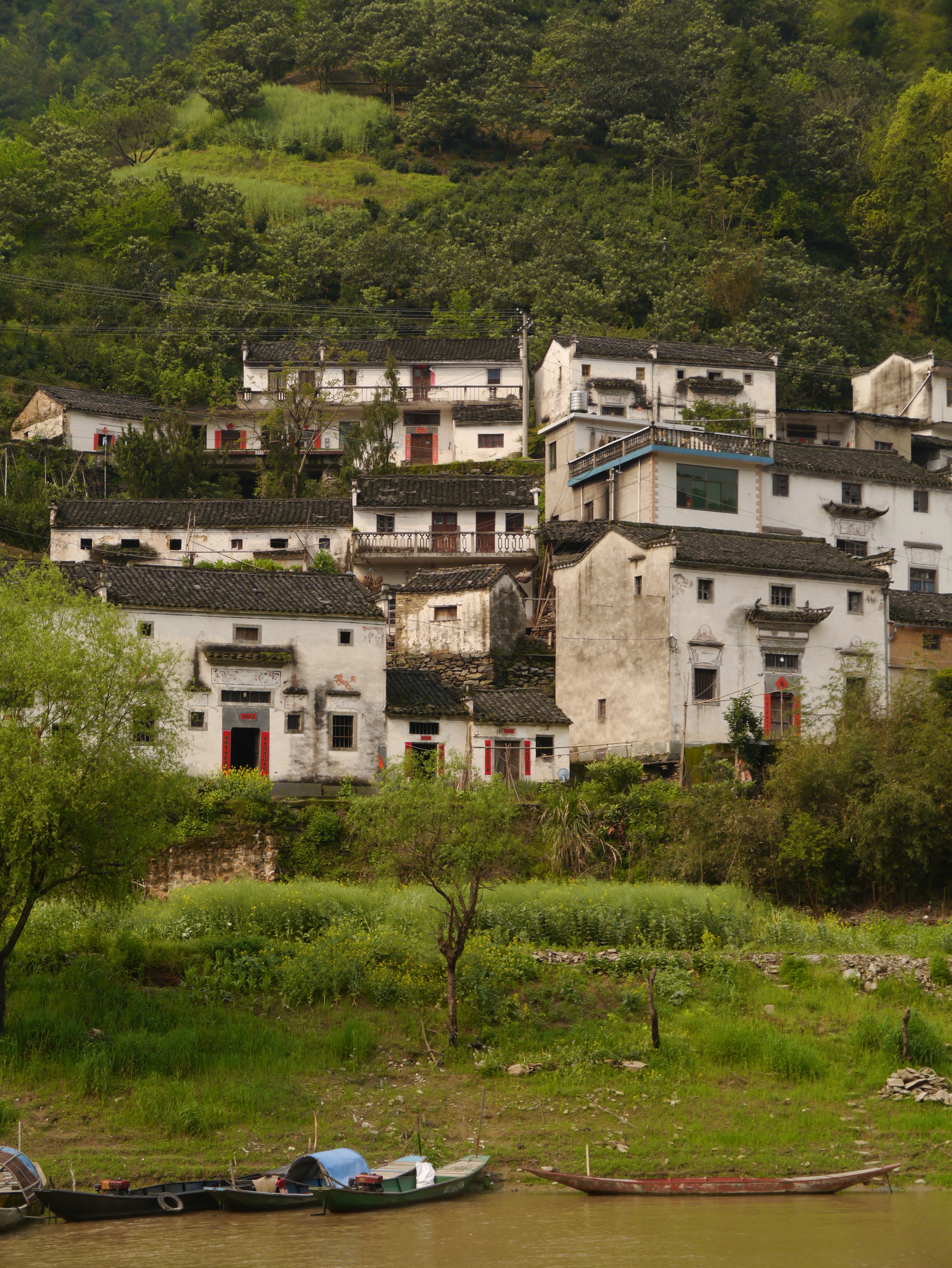 The Ancient Village Houses Wharf free image download