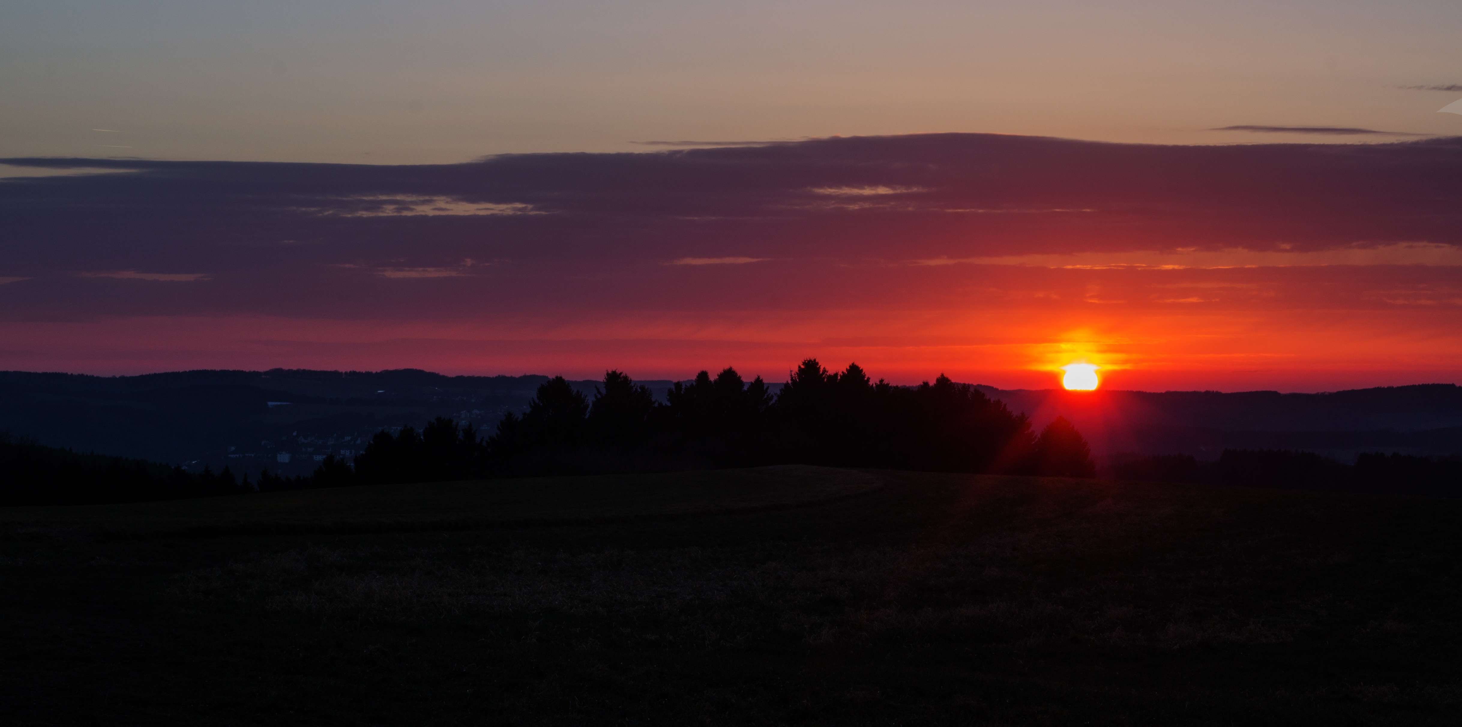 Sunset Abendstimmung Evening Sky free image download