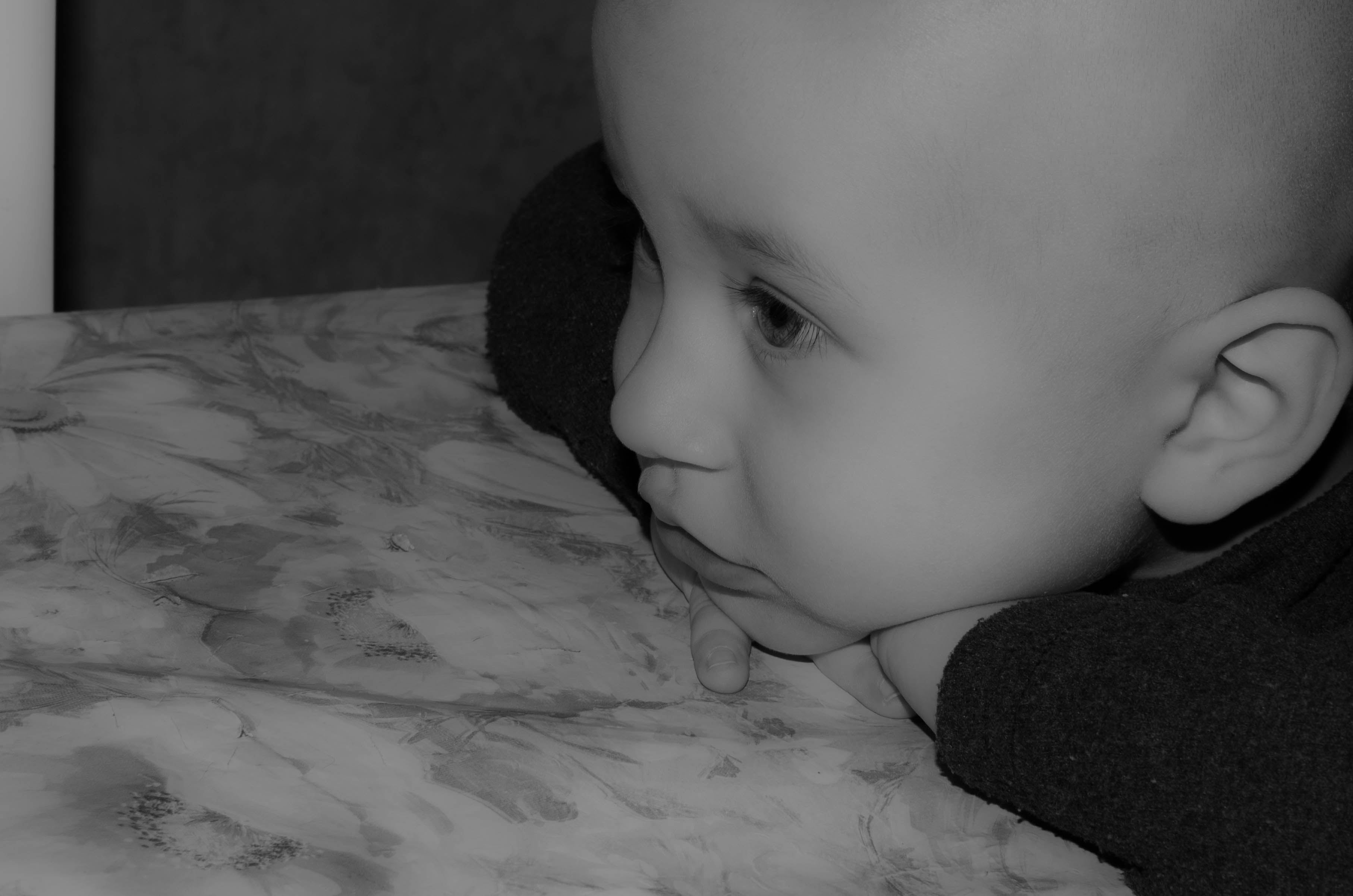 Baby Thoughts Bw free image download