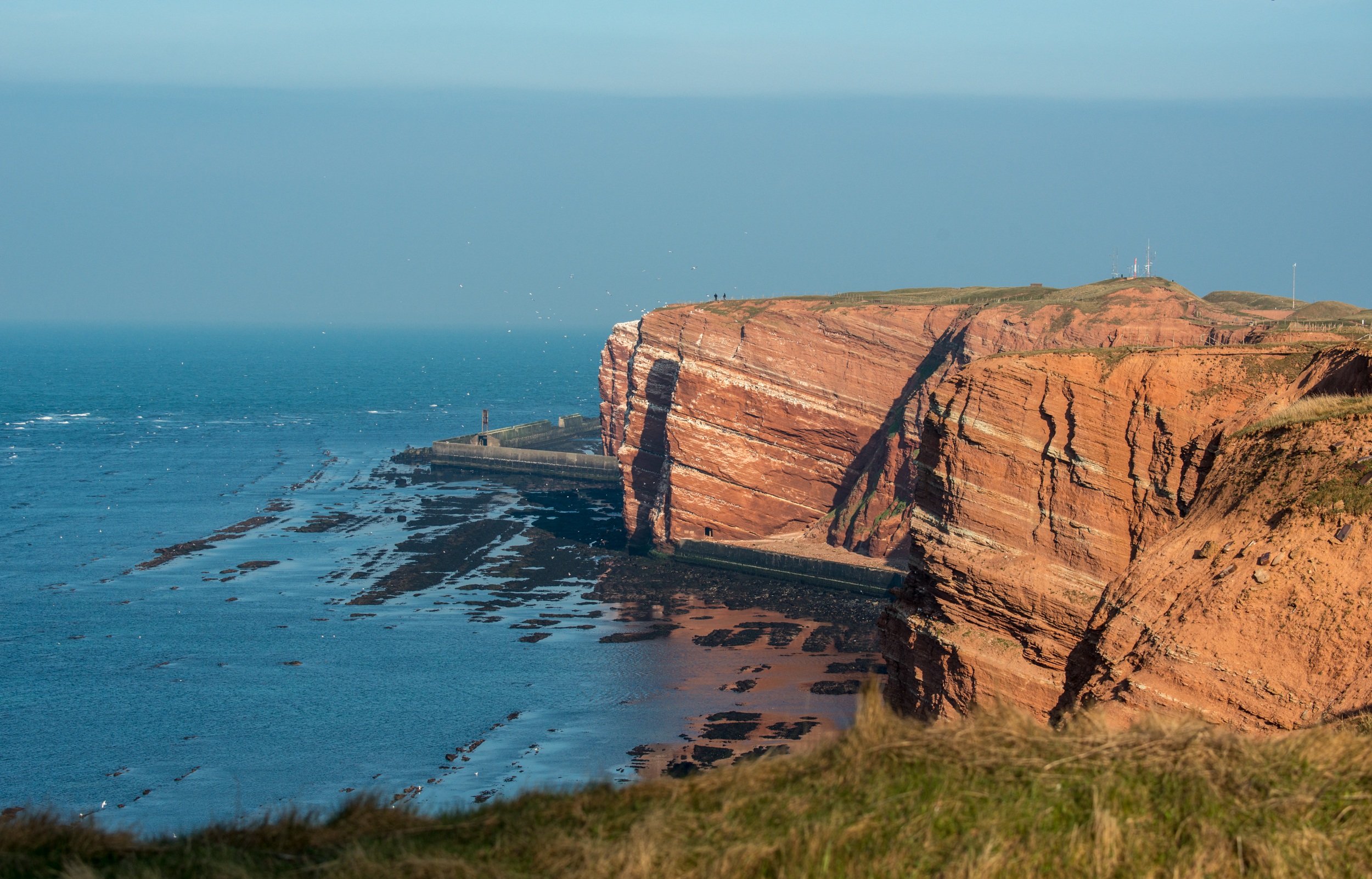 Helgoland Sea Island Nature scenery free image download