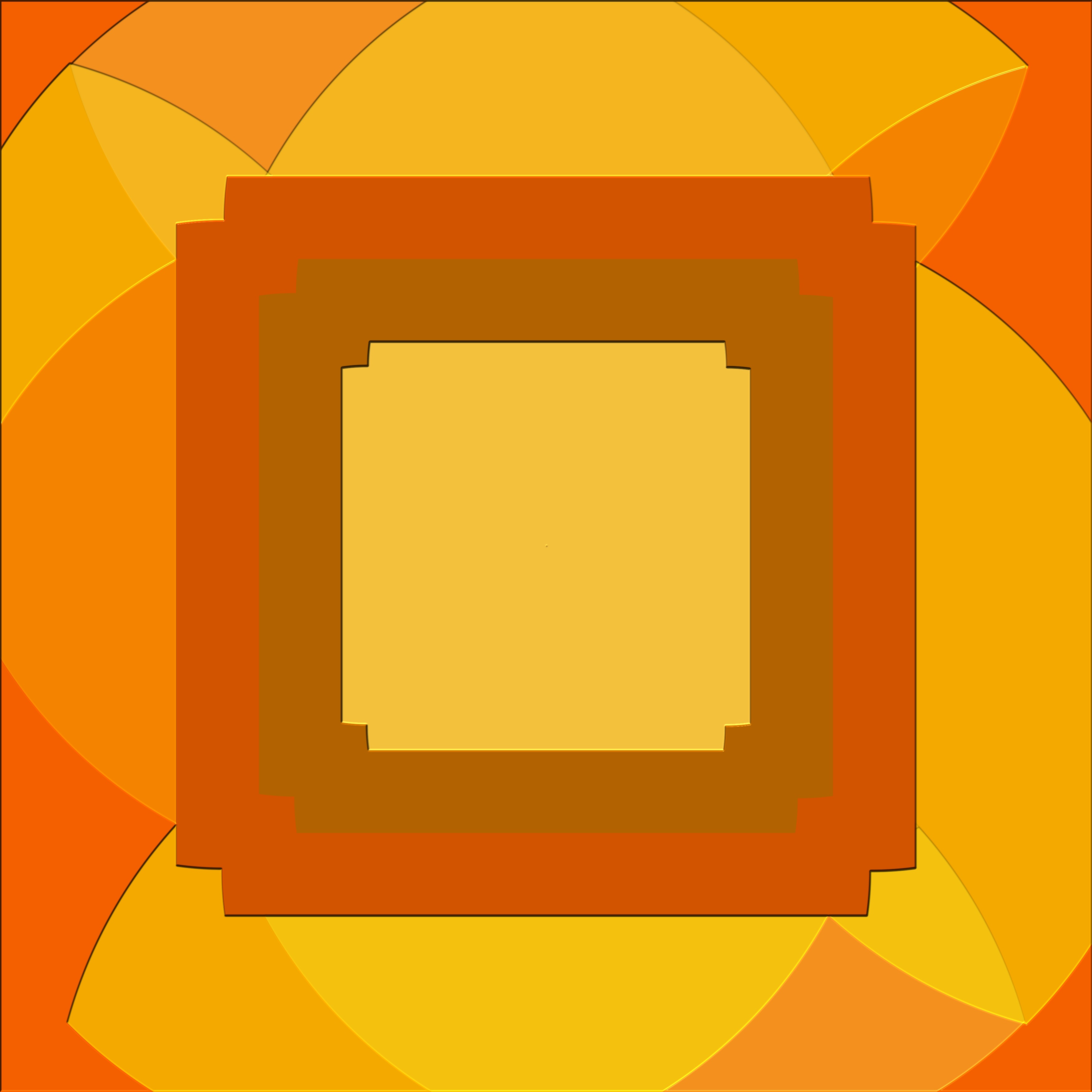 Square orange yellow art free image download