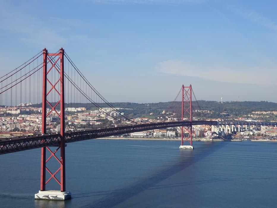 River red bridge city free image download