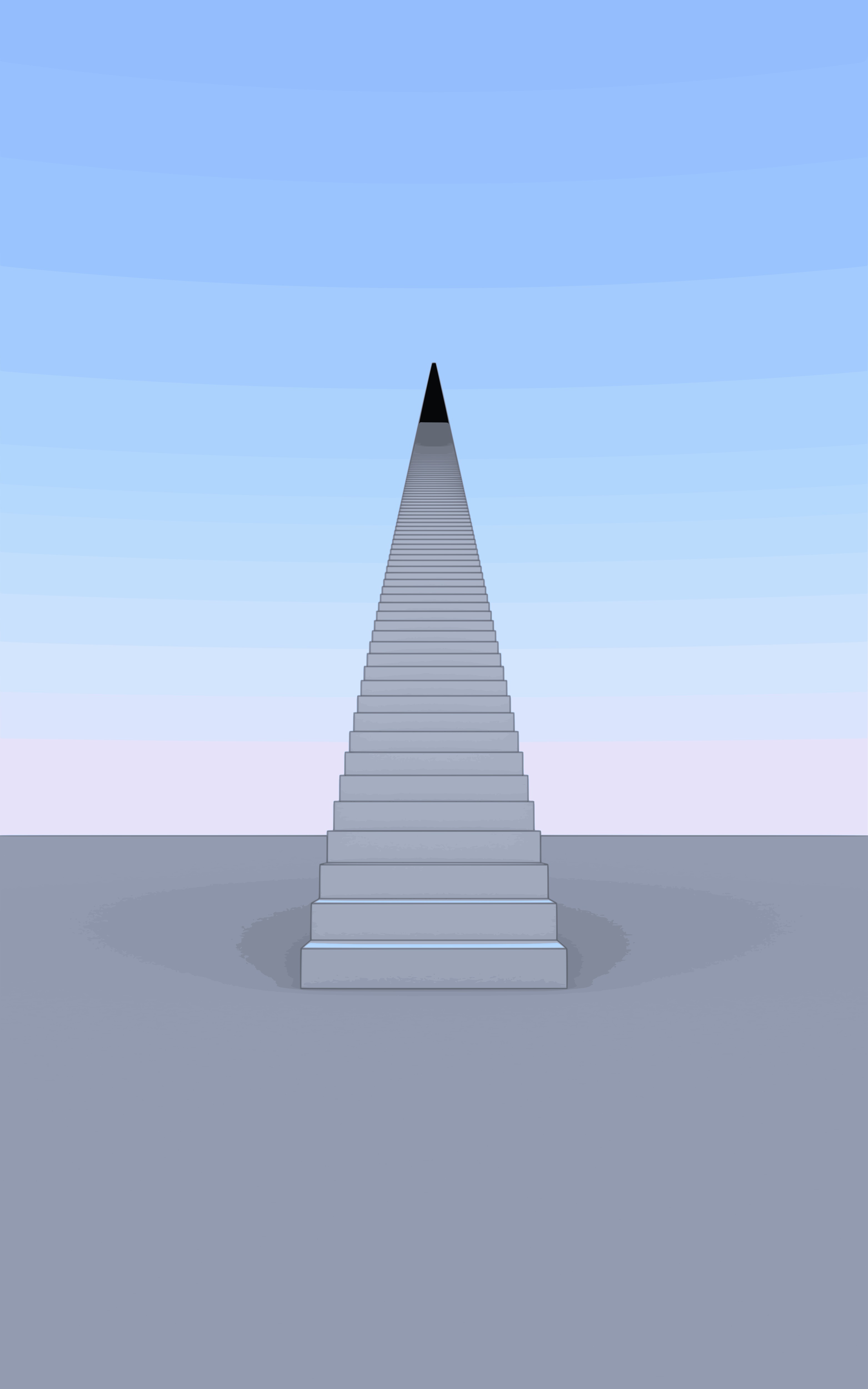 White pyramid sculpture free image download