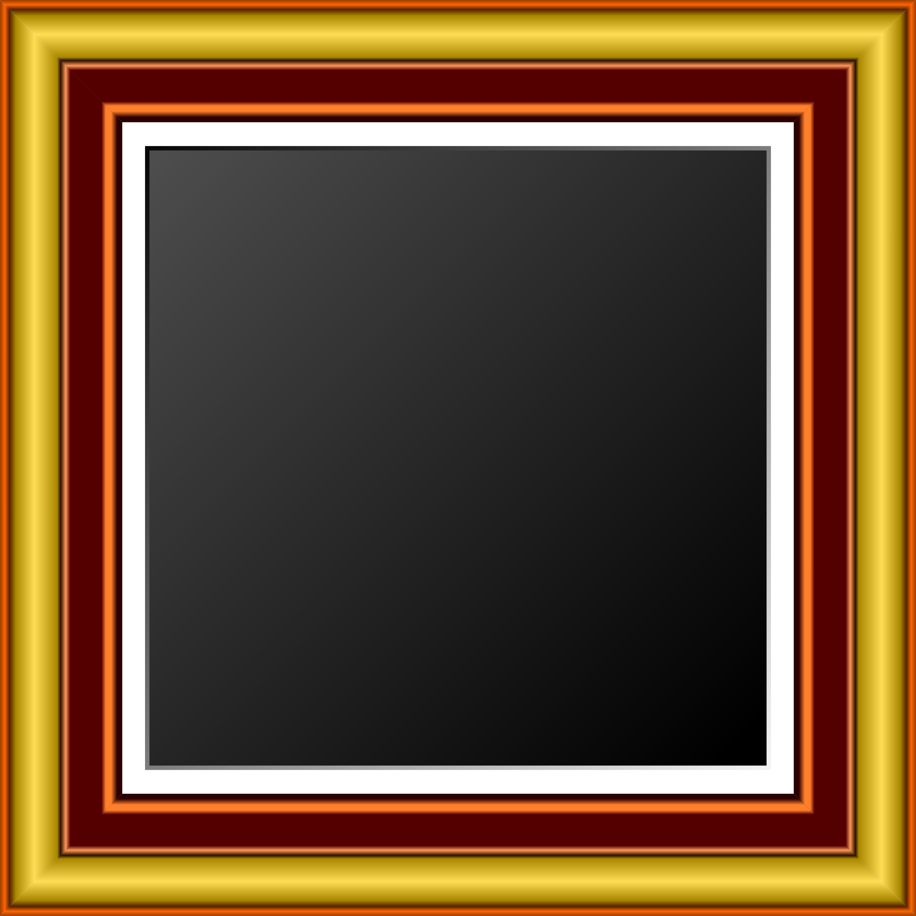 Golden vintage square frame free image download
