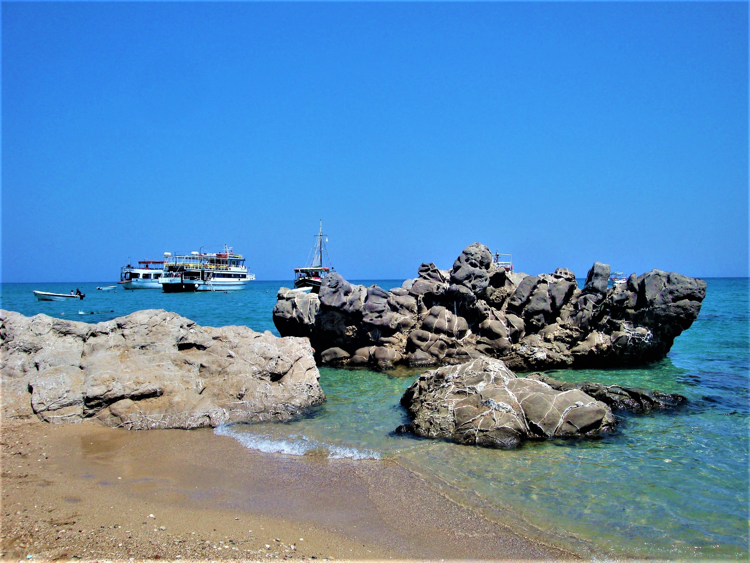 Rock Greece Rhodes Aegean free image download