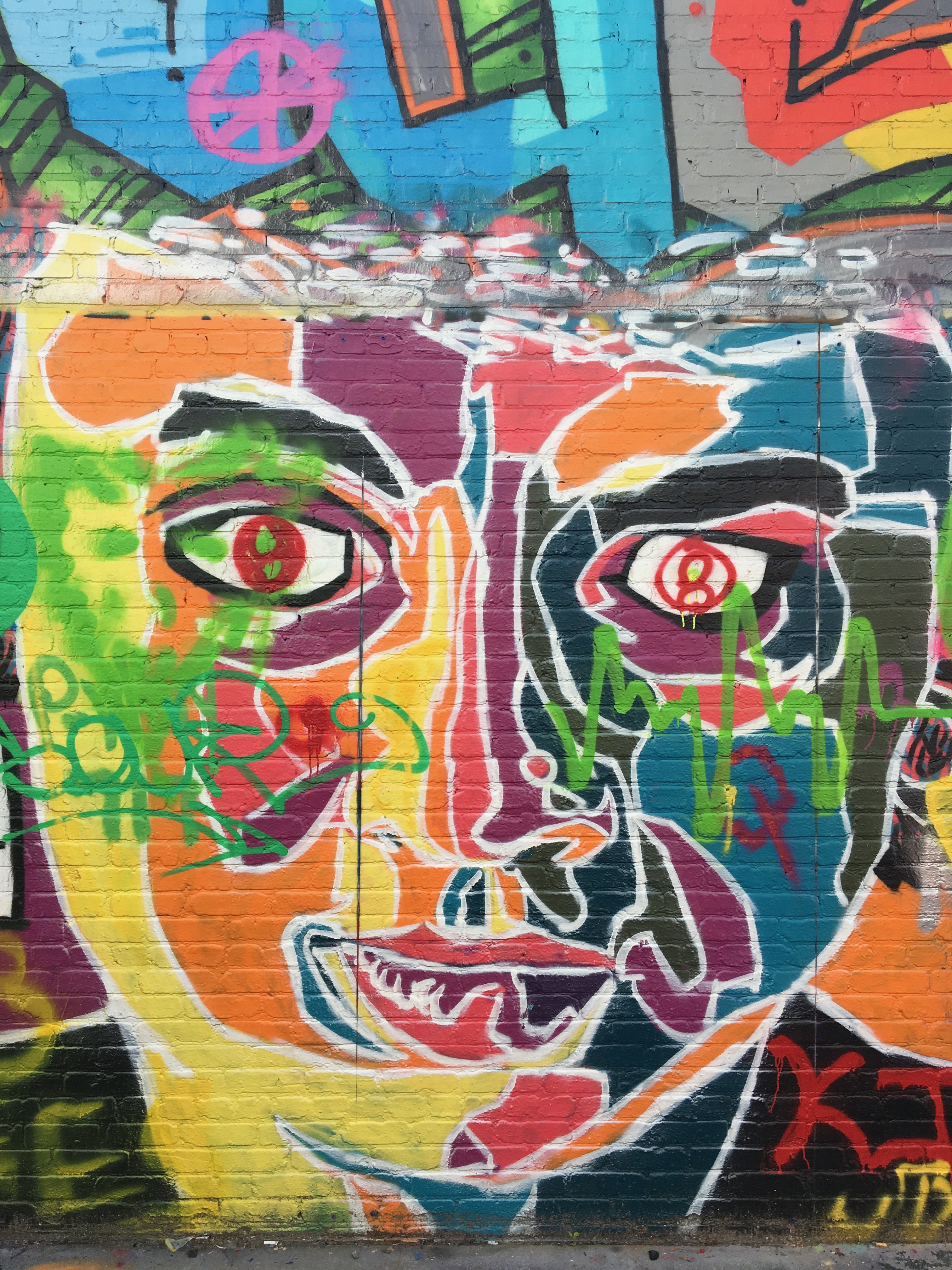 Face Graffiti Paint free image download