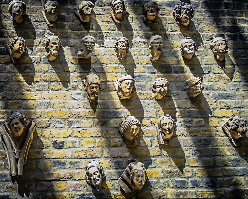 Head sculpture wall free image download