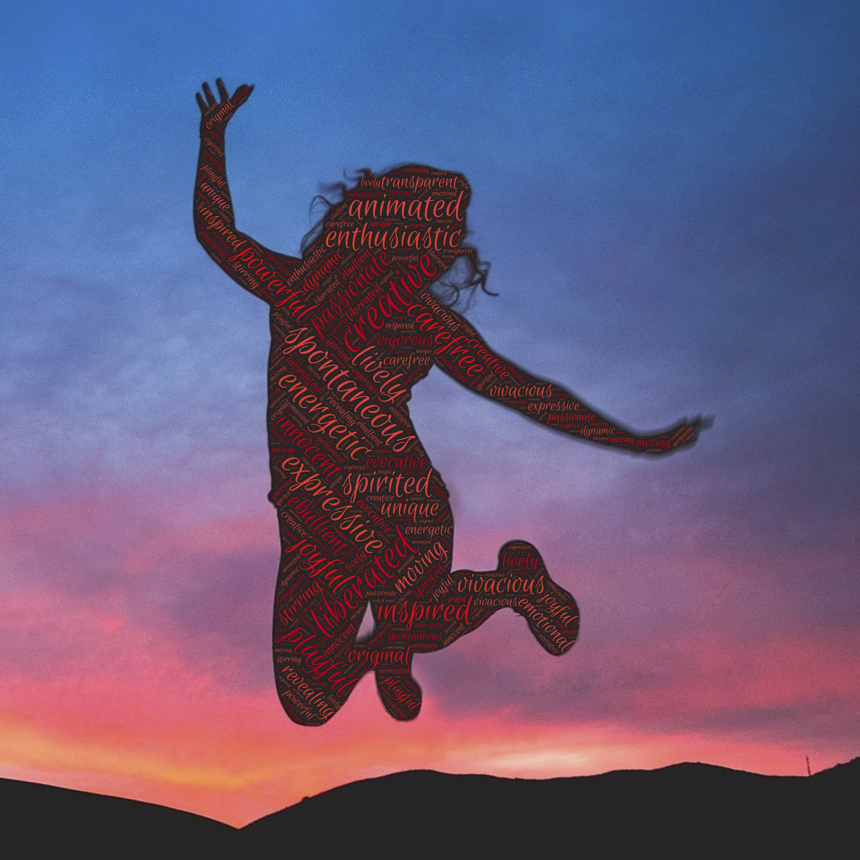 Liberated woman heavenly freedom free image download