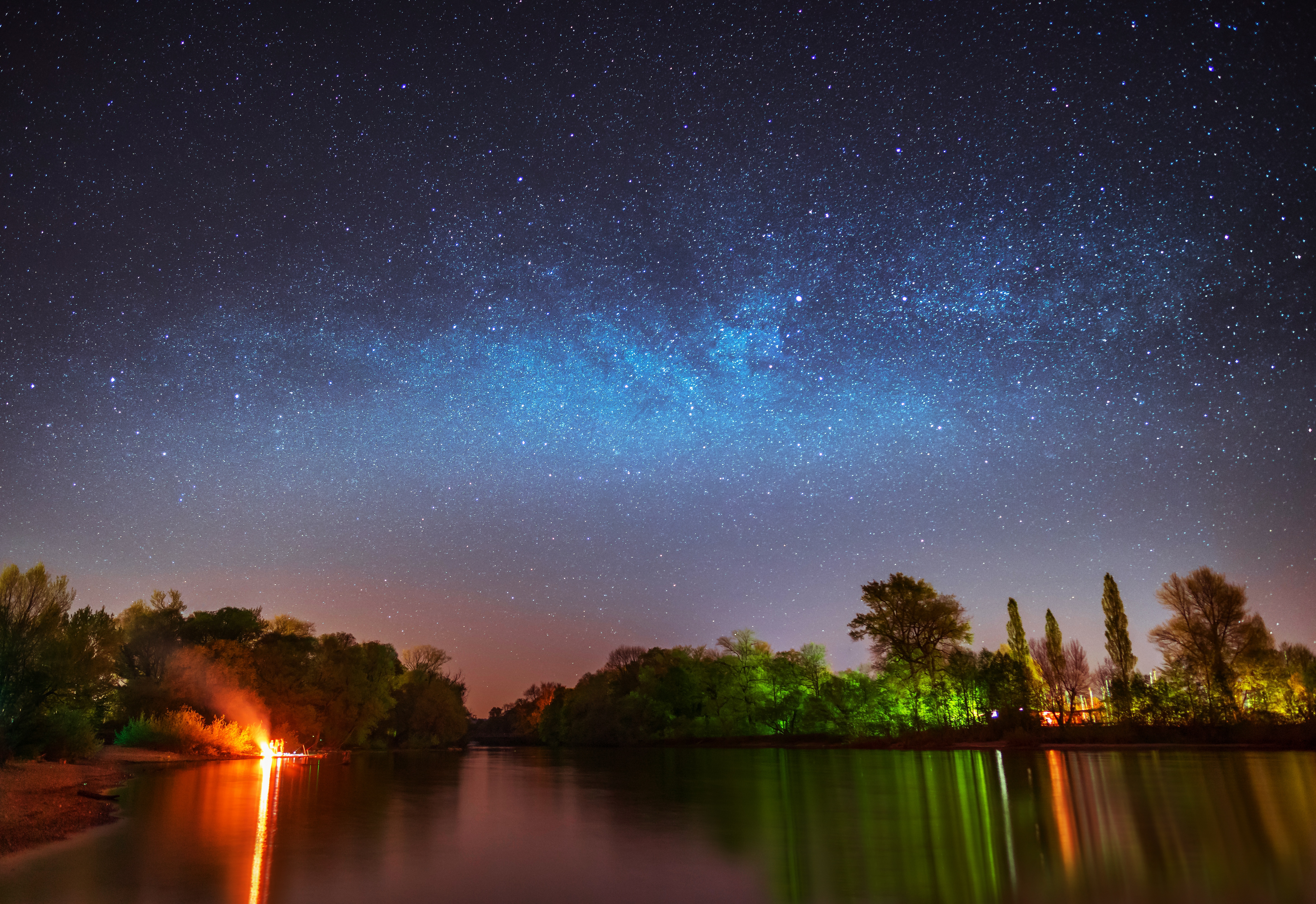 Milky way milkyway lake constance free image download