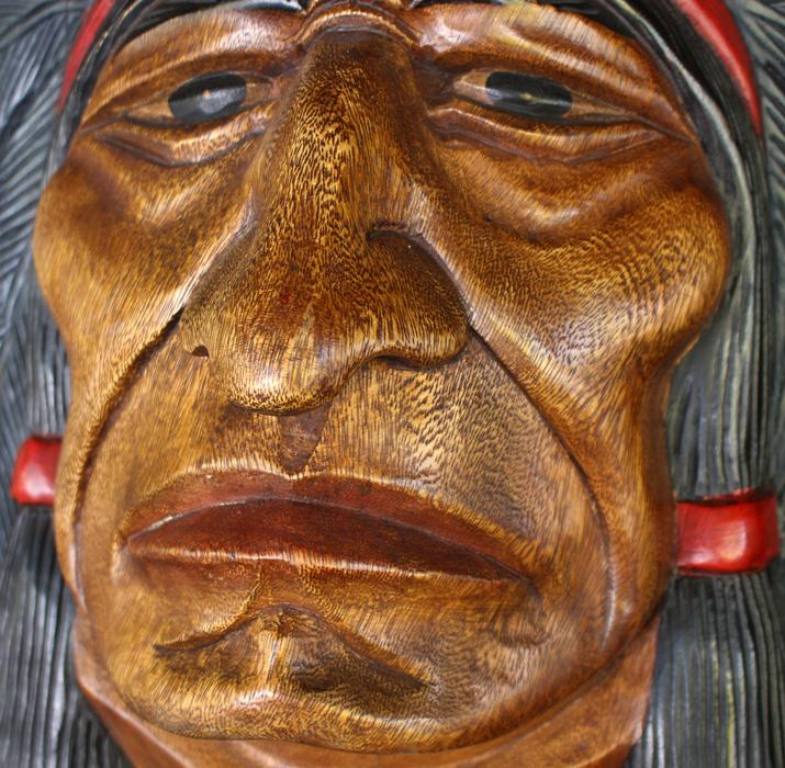 Wood Face Indian free image download