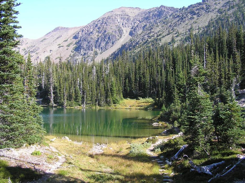 Landscape Royal Lake Peaks Olympic national park free image download