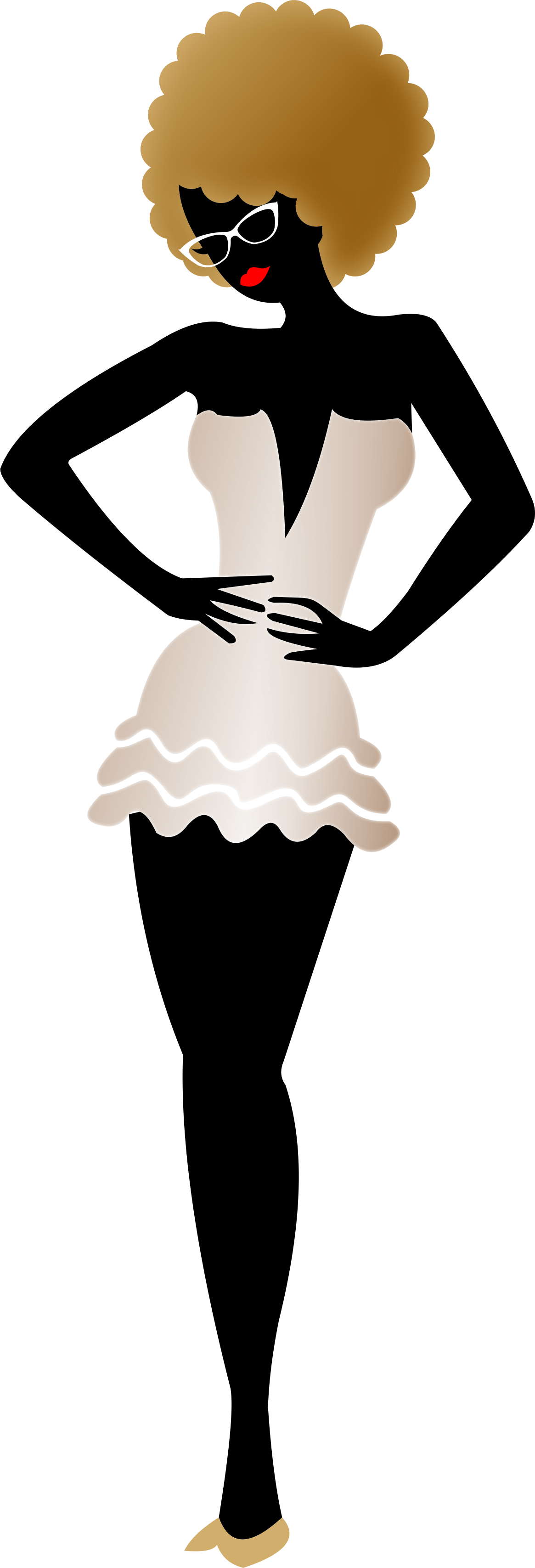 Woman vector illustration drawing free image download