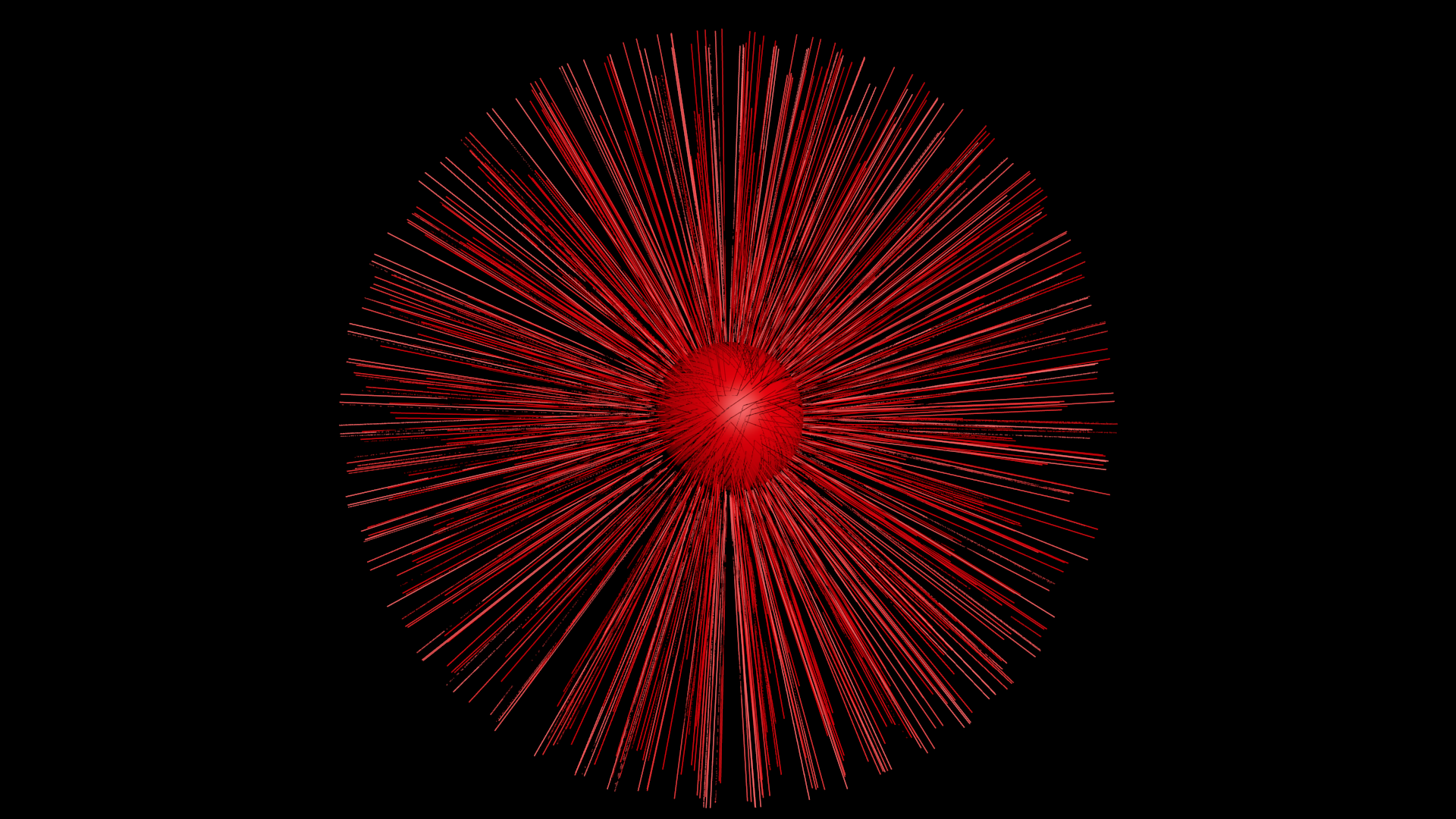 Sphere red abstract flower free image download