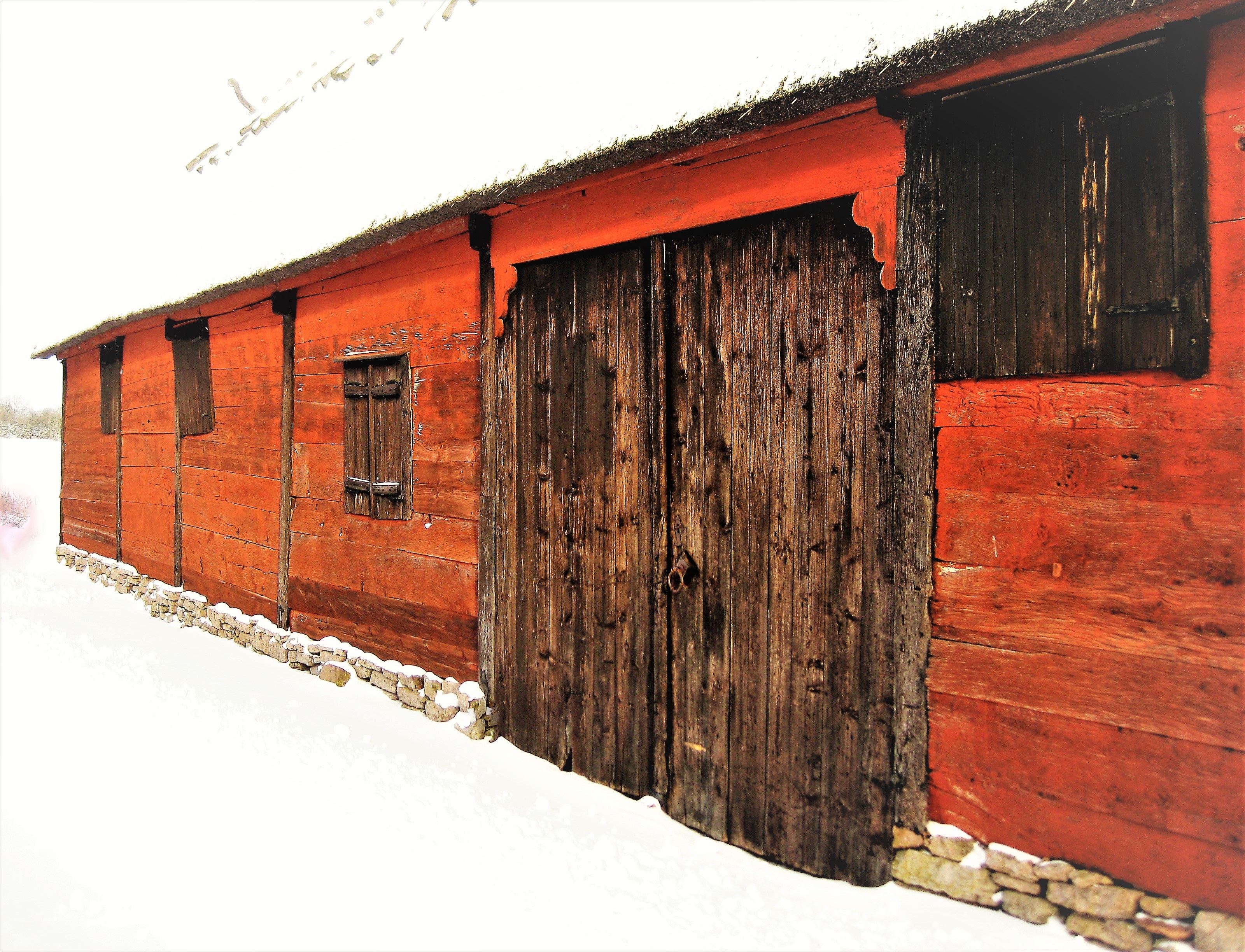 Falurödfärg Falun Red Barn free image download