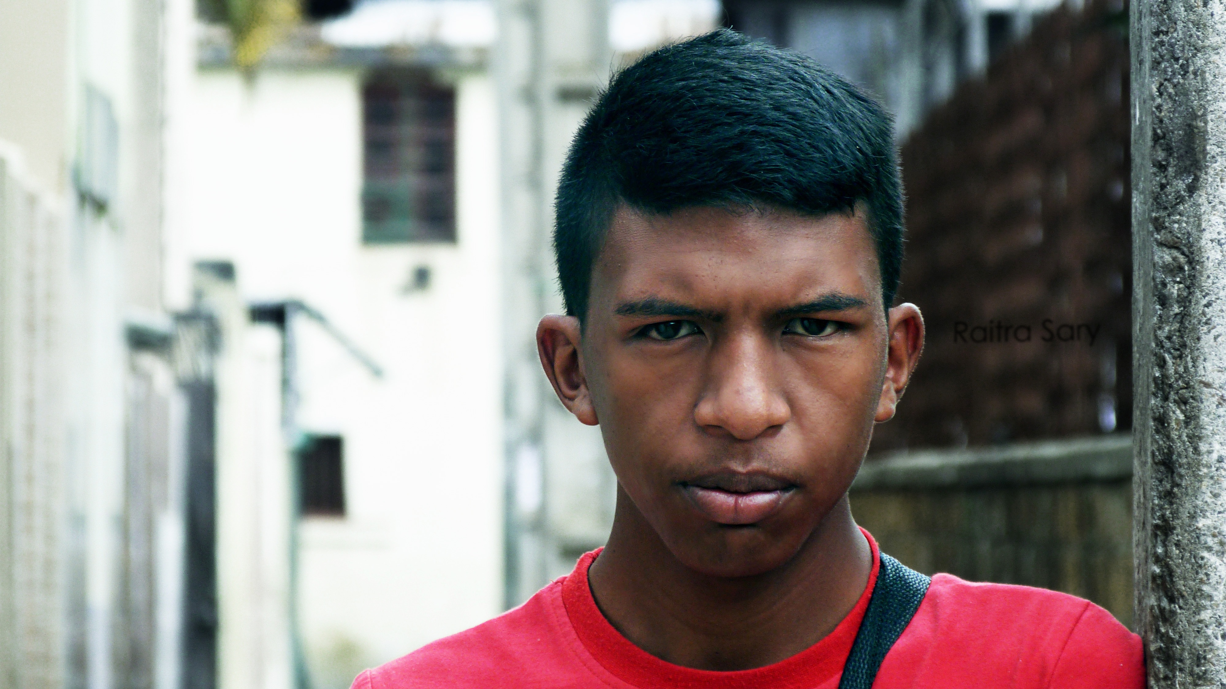 Portrait of a young man with a sad face free image download