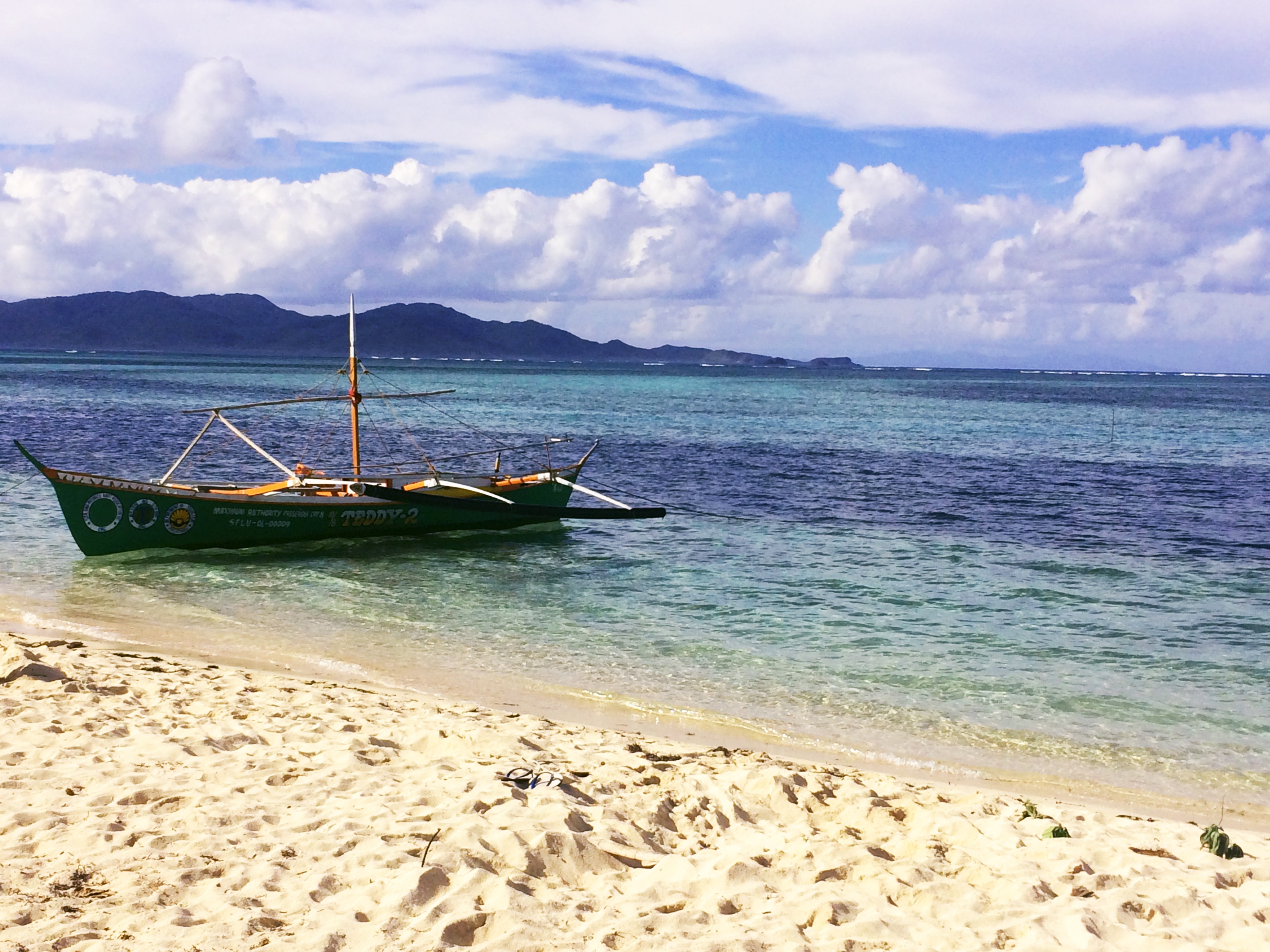 Boat by Sea Beach free image download