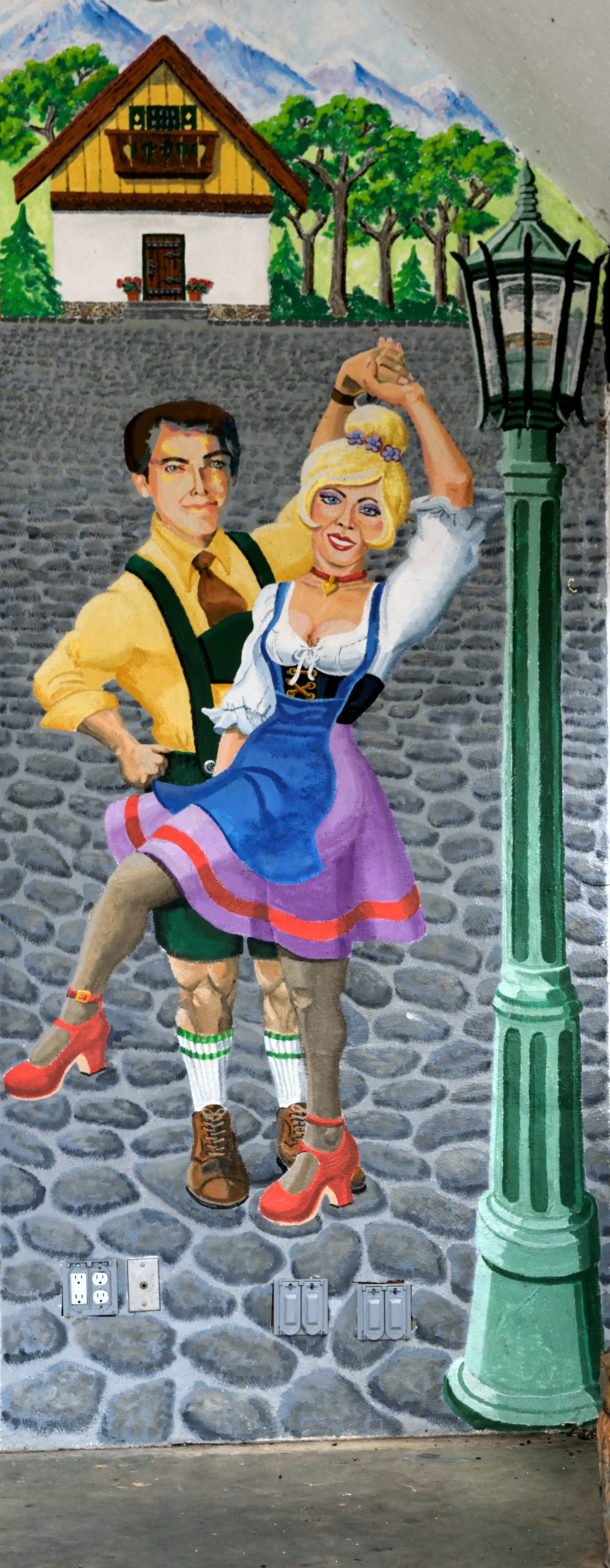 Wall Mural Alpine Dancers German free image download