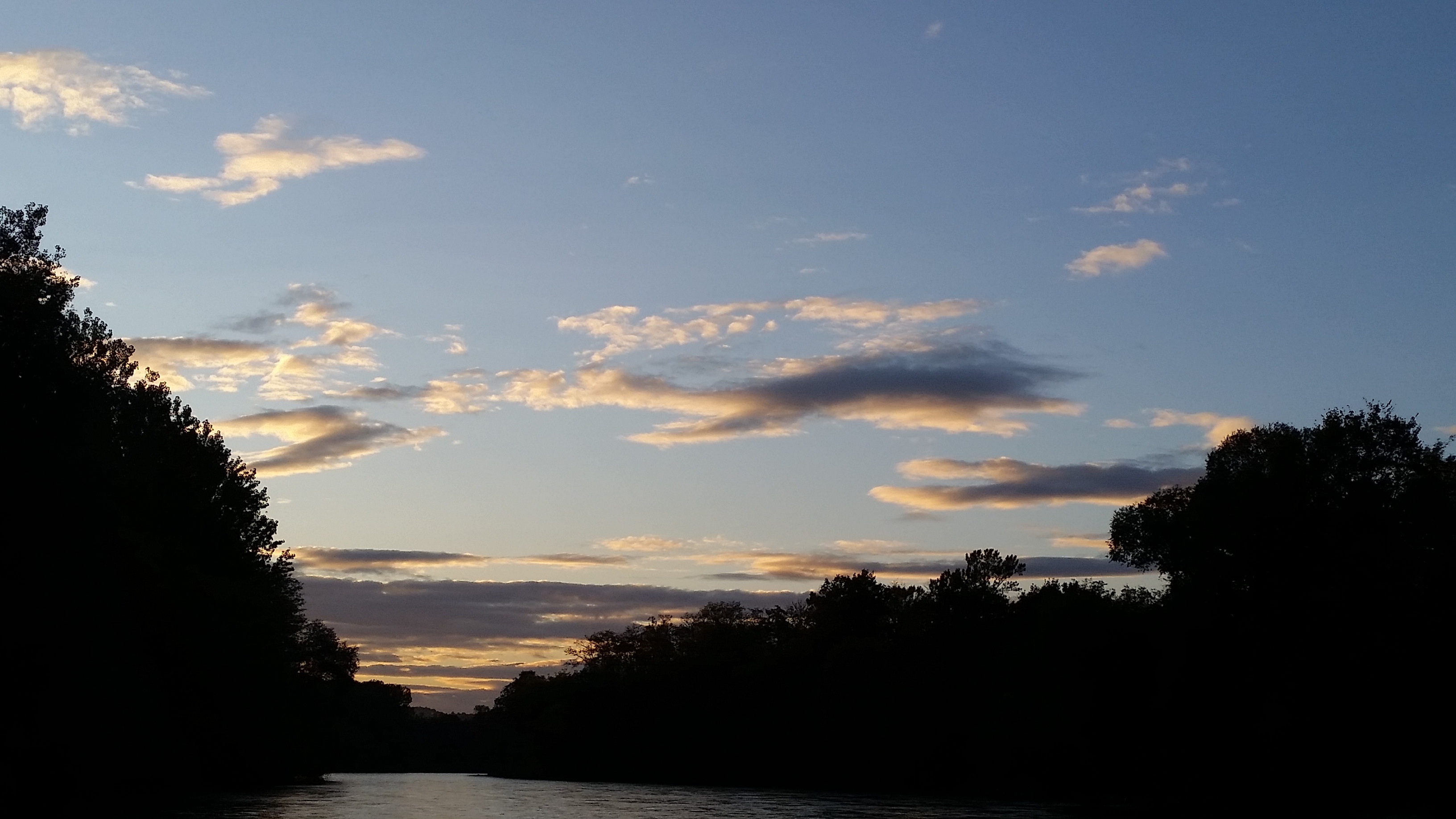 Evening Nature River free image download