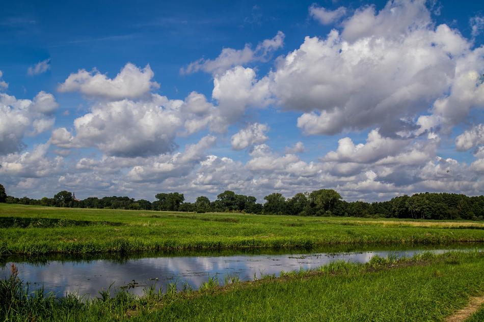 Sky Clouds River free image download