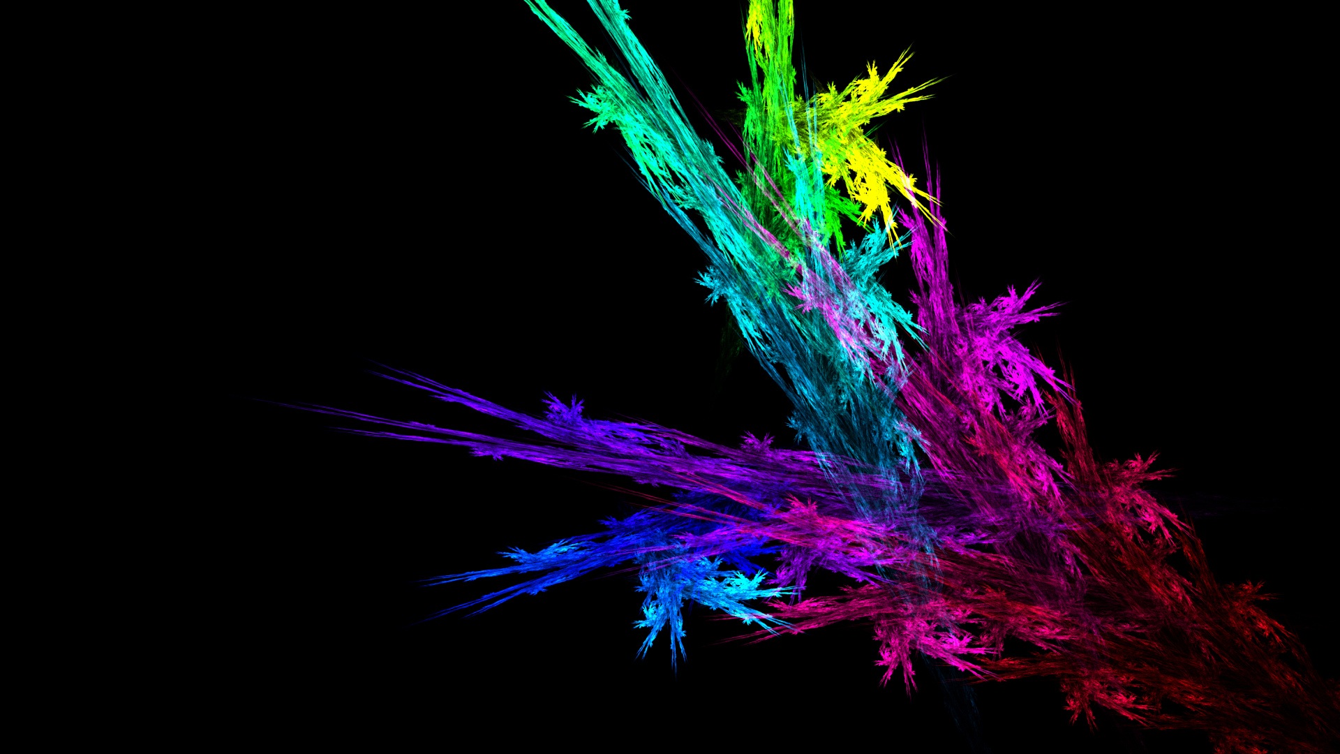 Colorful crystals, wallpaper, abstract background free image download