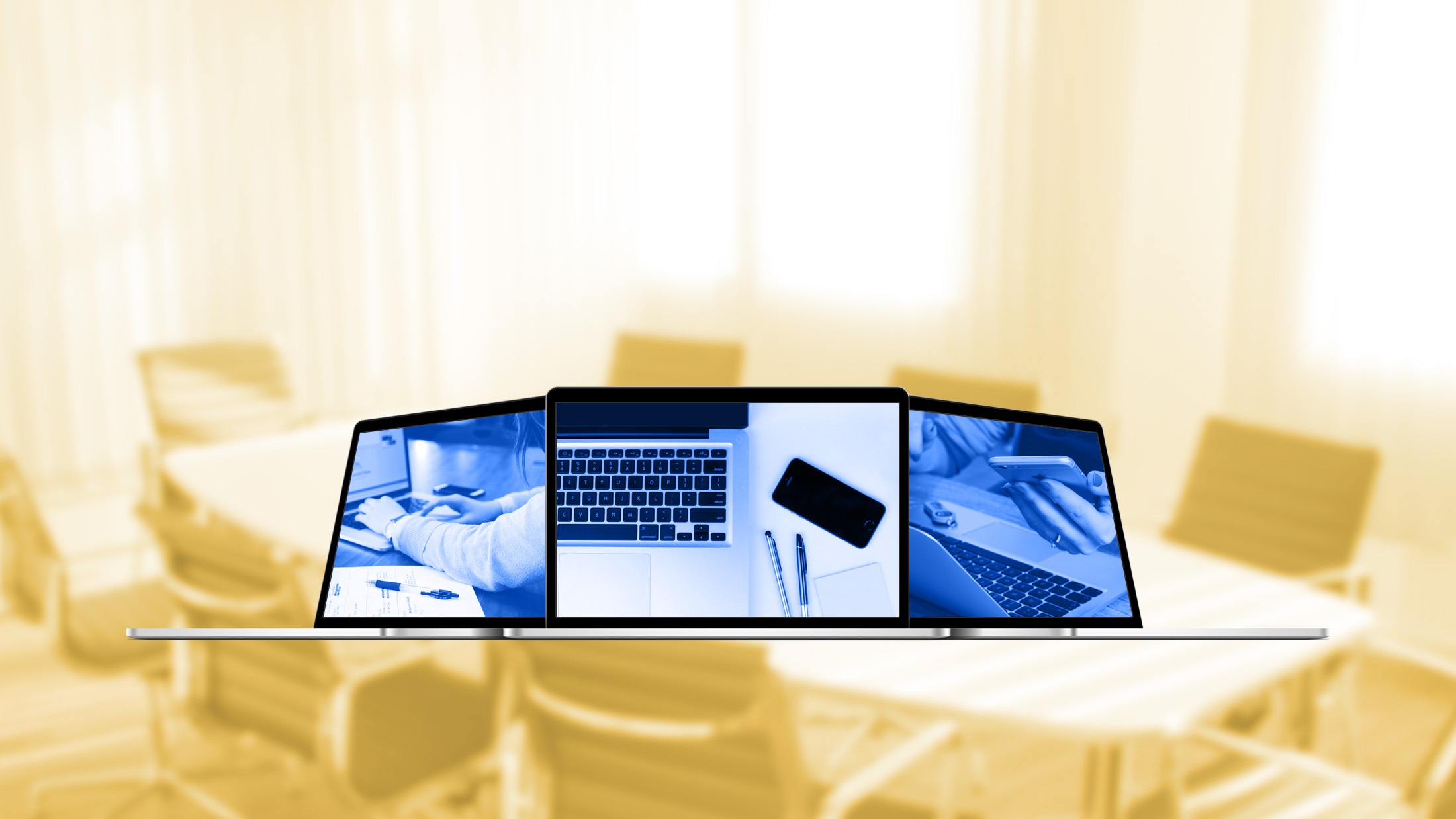 Desktop computer monitors business free image download