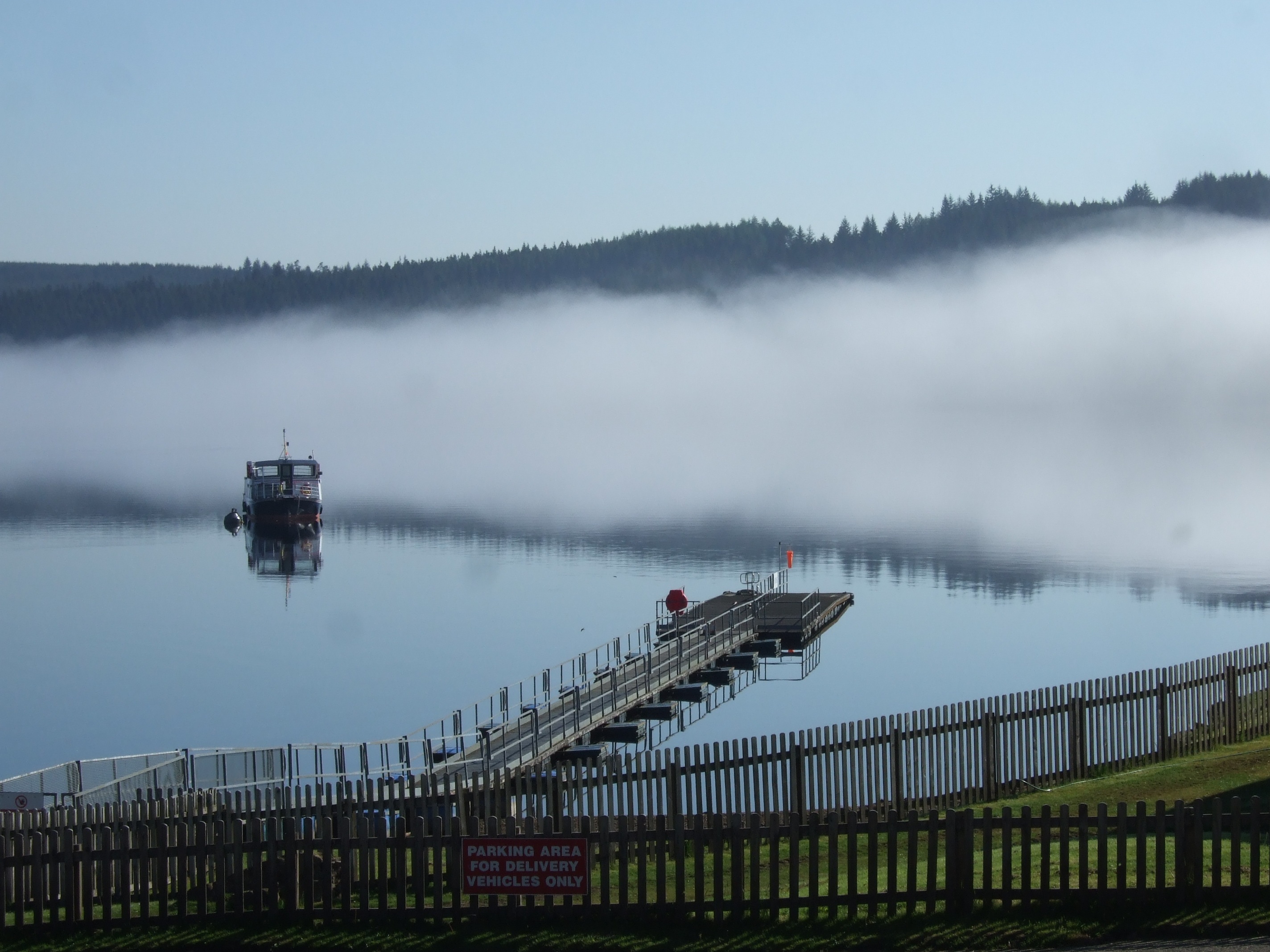 Cloud bridge with lake free image download