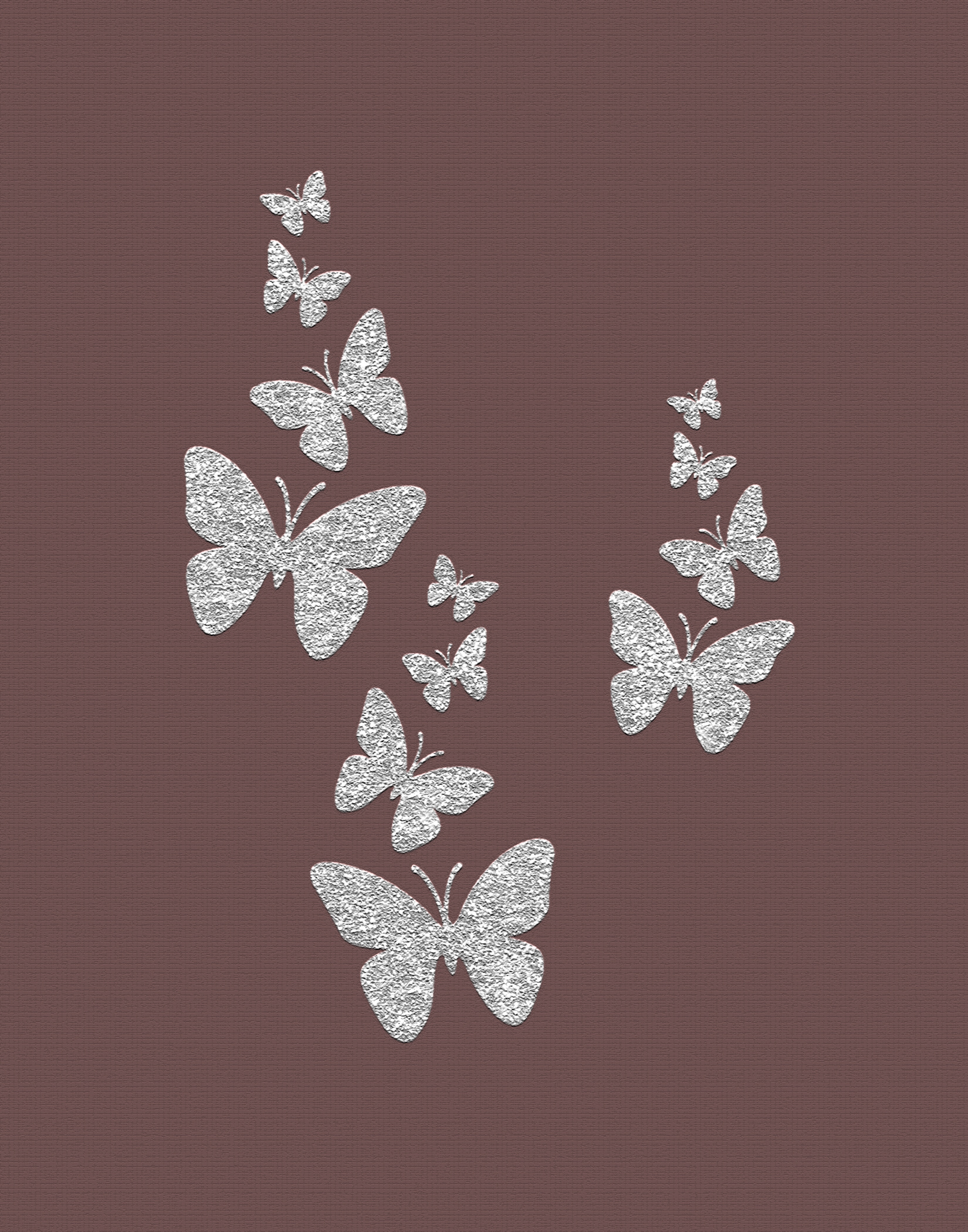 Butterflies nature silver free image download