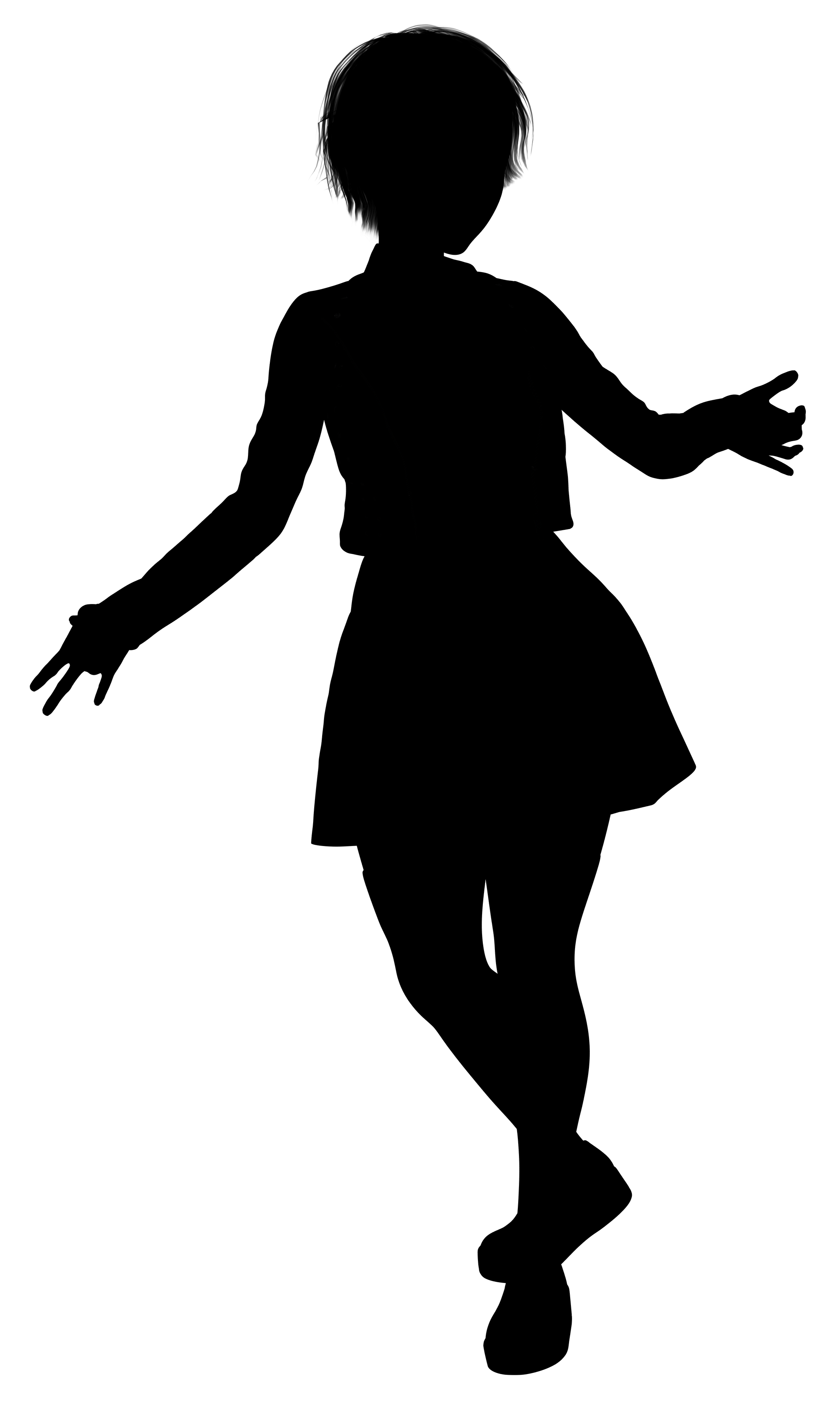 Alpha mask silhouette woman girl free image download