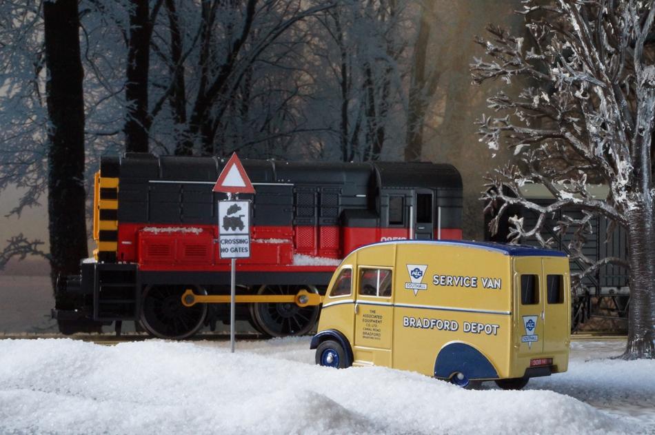 Model Train Railway Winter free image download