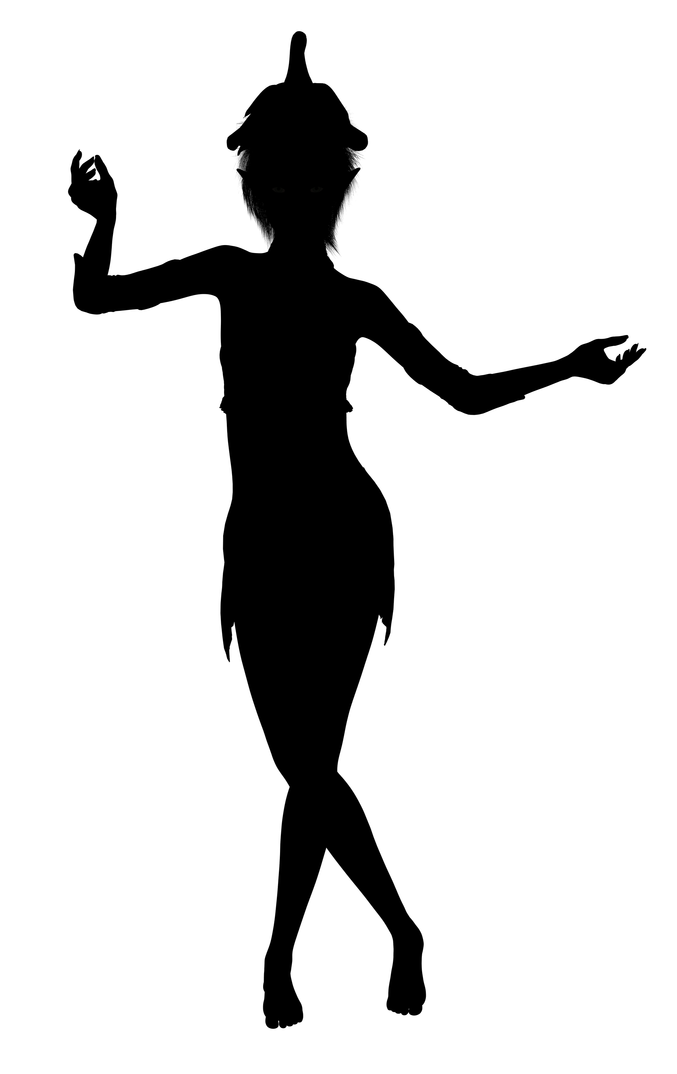 Silhouette elf wing fairy fae free image download