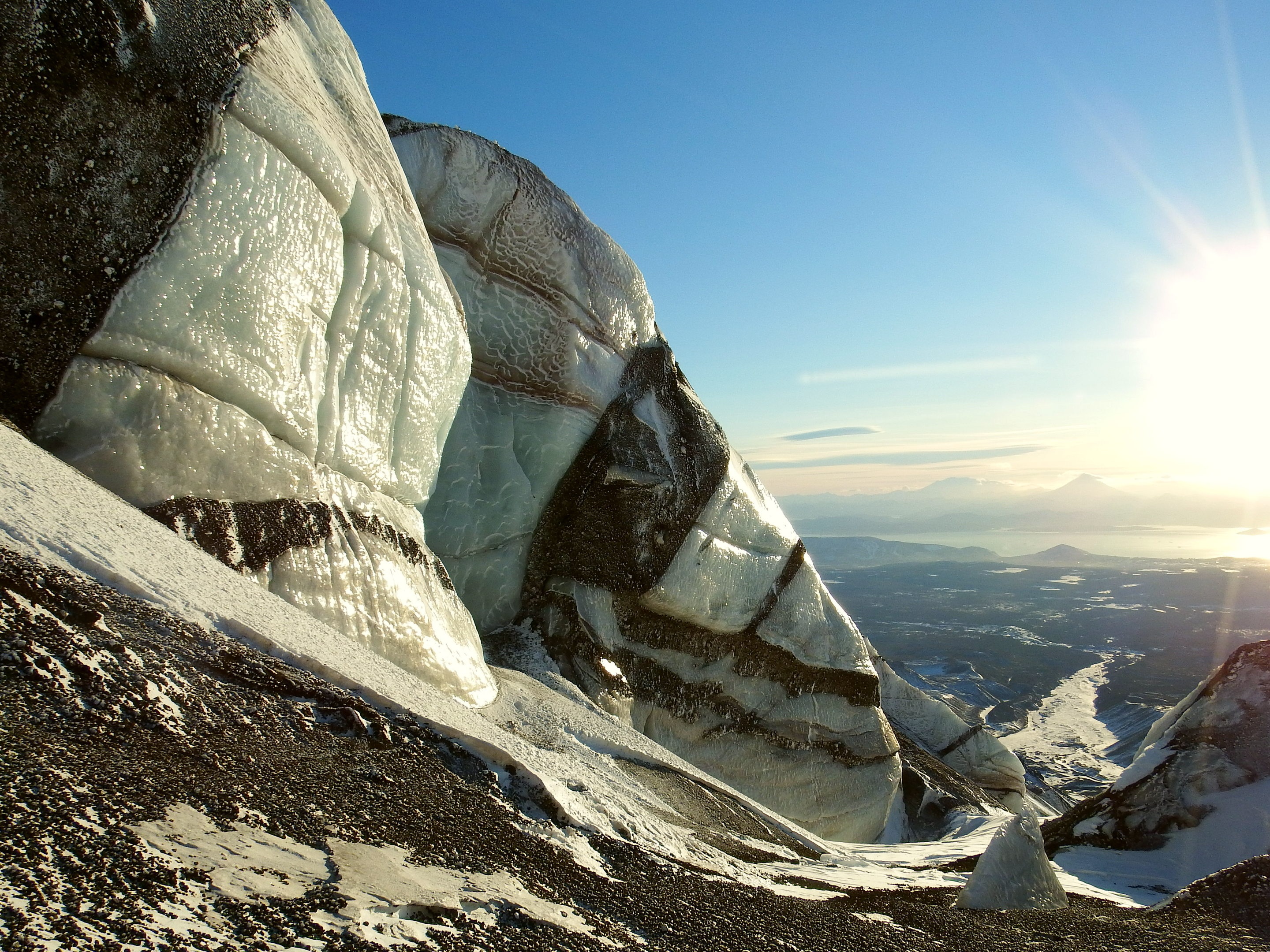 Glacier Volcano Blocks free image download