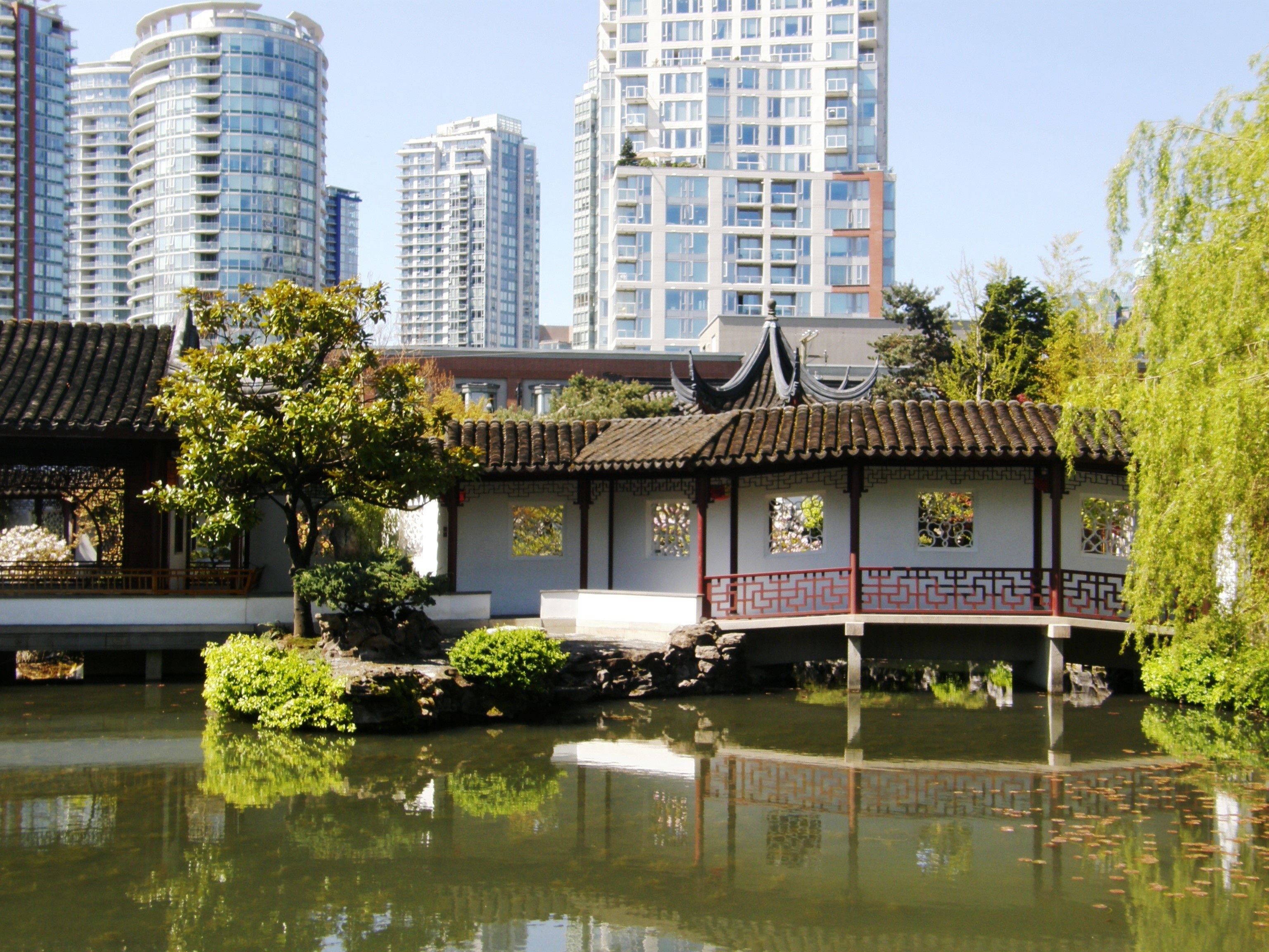 Chinese Garden Pond free image download