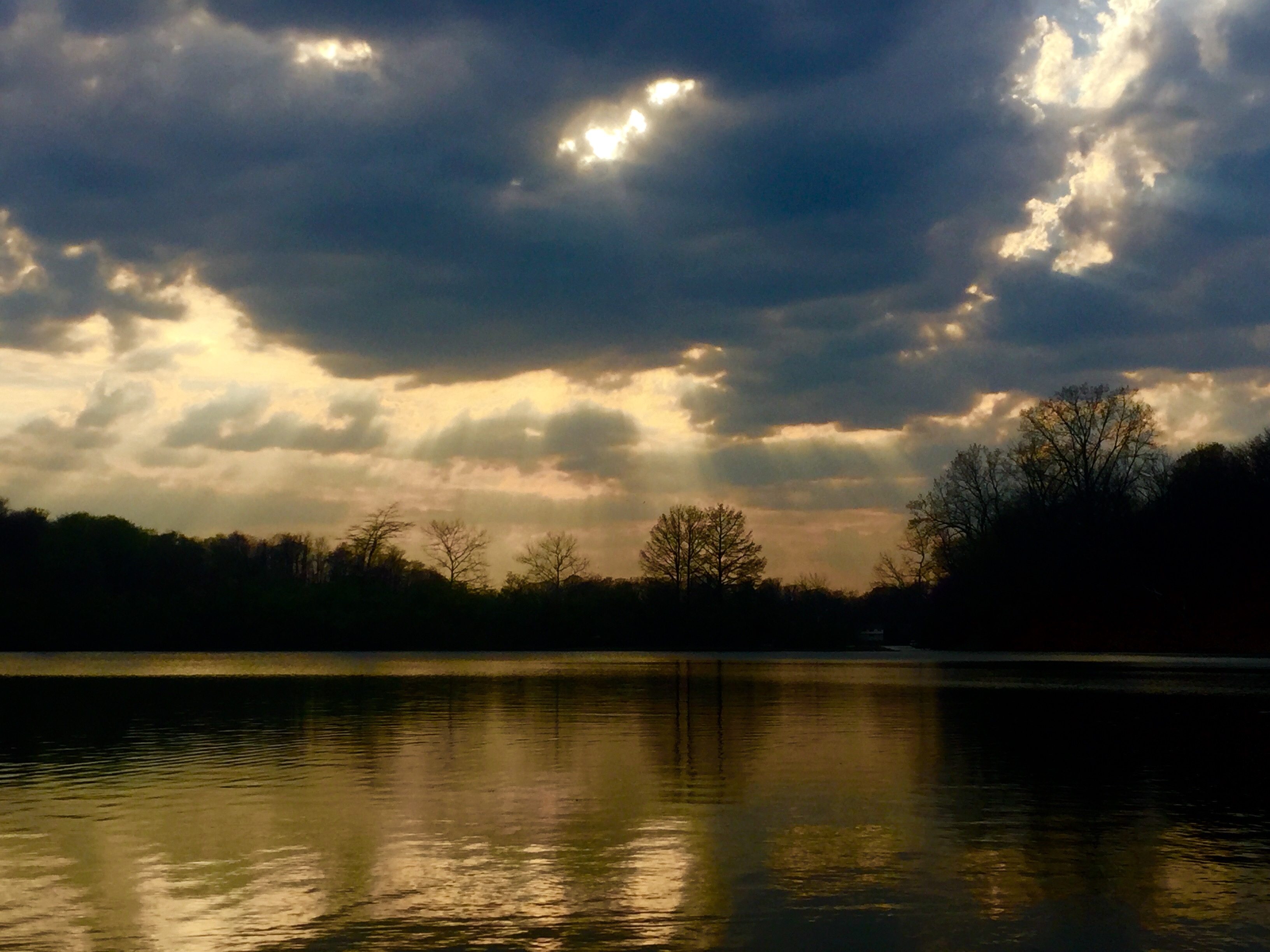 Lake Clouds Sunlight free image download