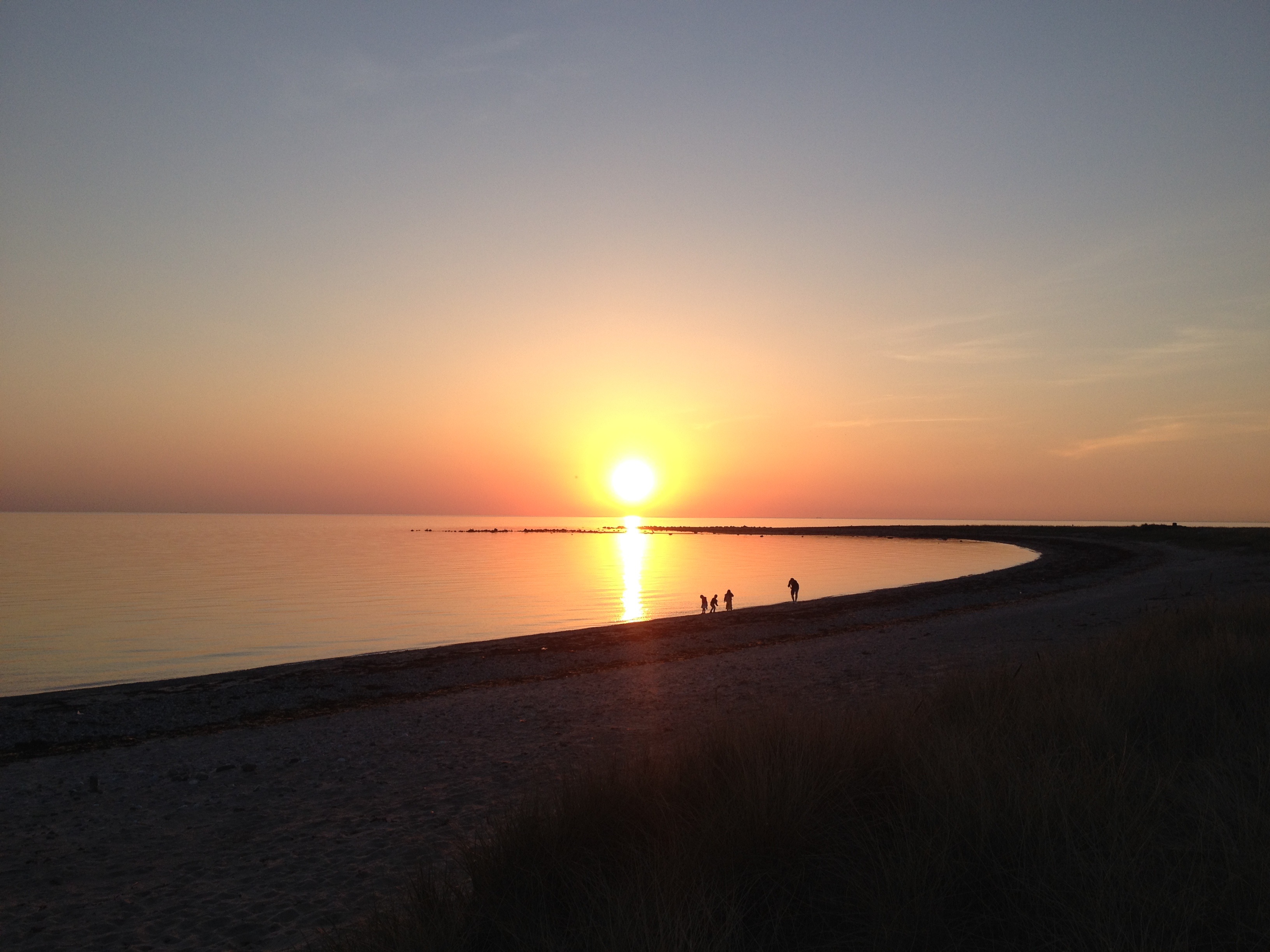 Sunset Sea Evening free image download